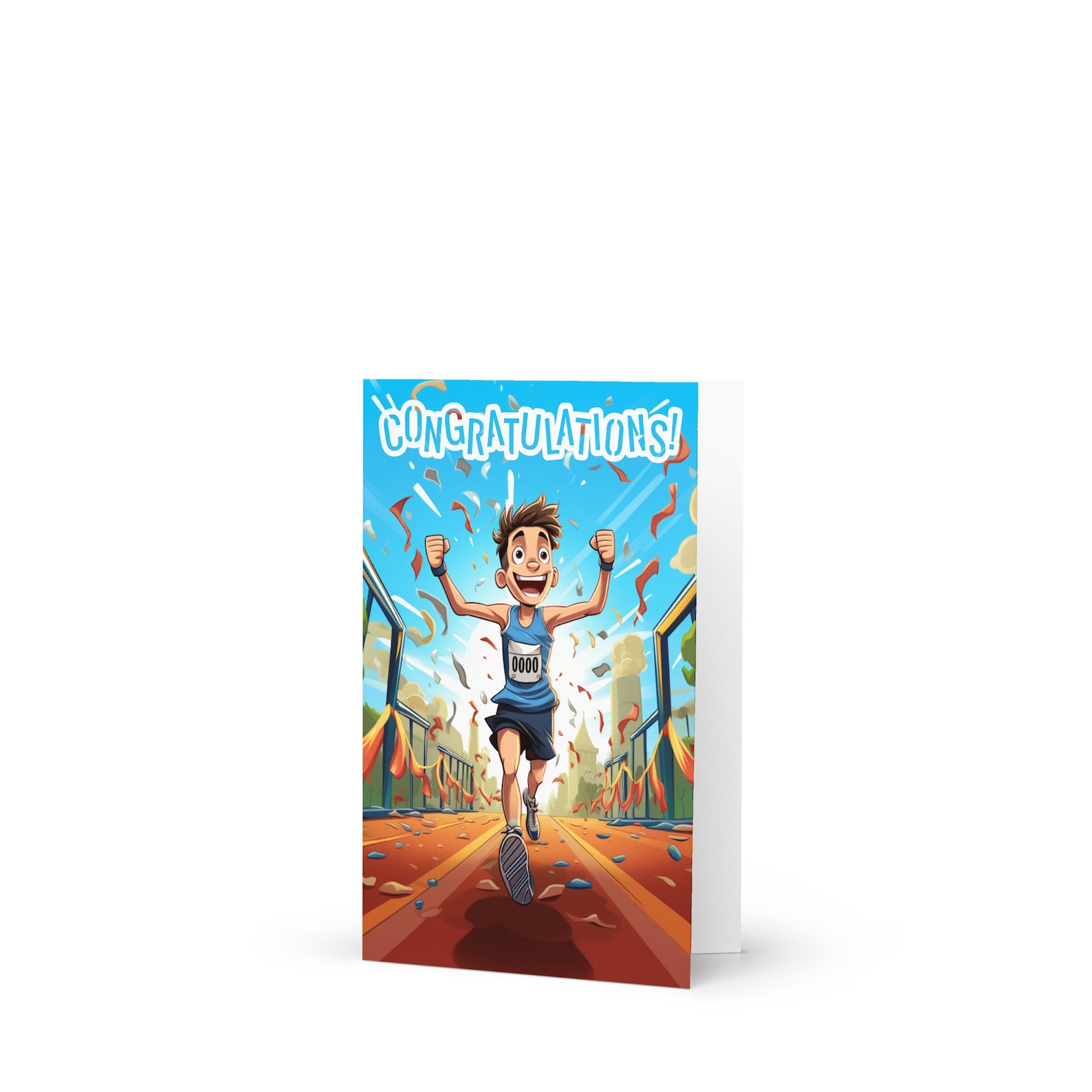 Congratulations Card for Runners, Well Done Greeting Card, Gift for ...