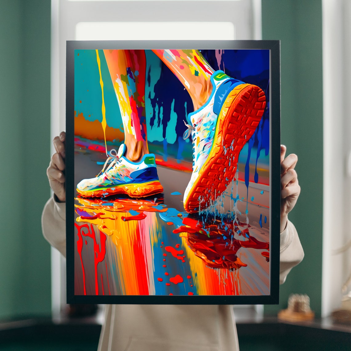 Running Poster, Running Print, Gift for Runner, Wall Art Print, Runner ...