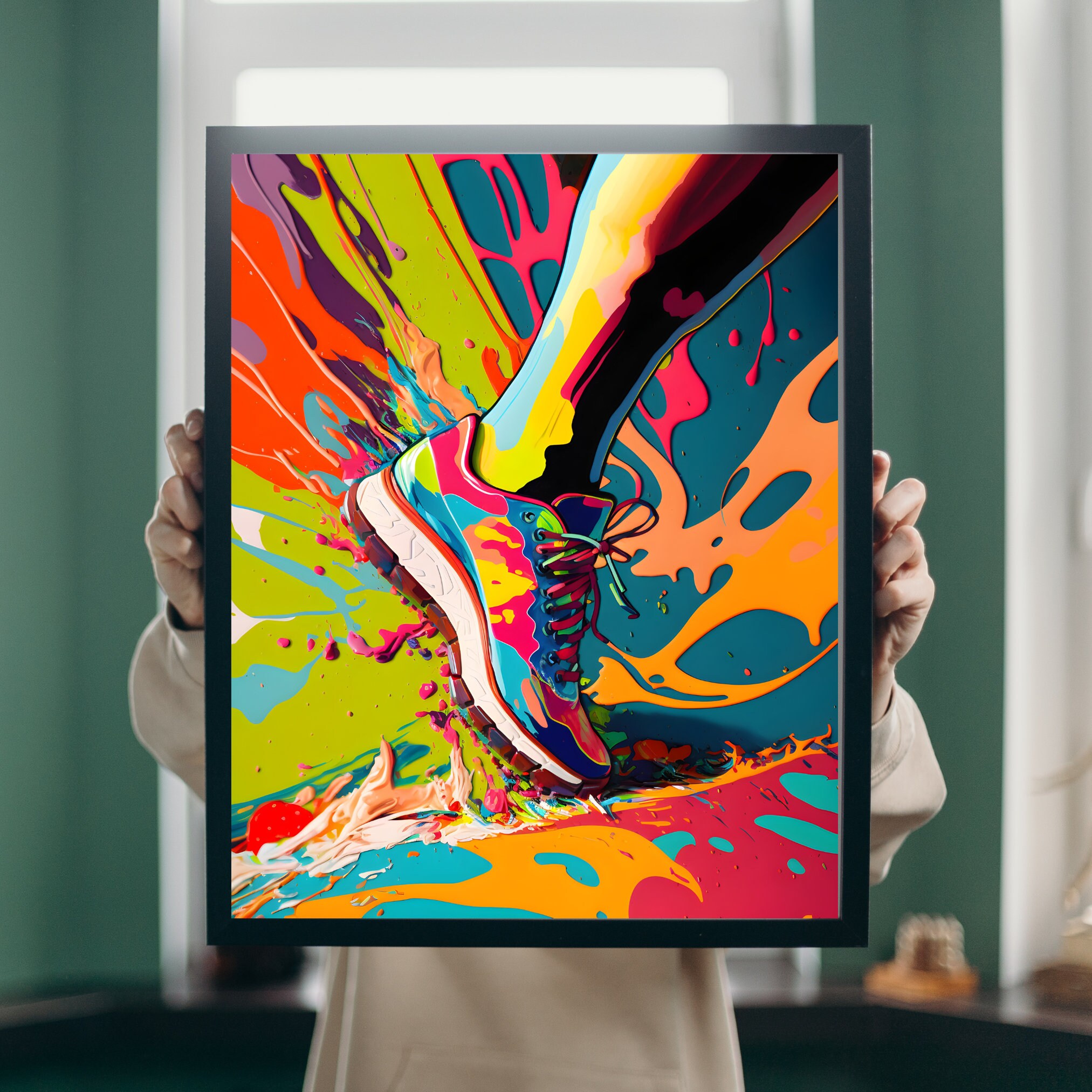 Running Poster, Running Print, Gift for Runner, Wall Art Print, Runner ...