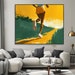 Abstract Running Art Print: Marathon Runner Gift (digital Download) - Etsy