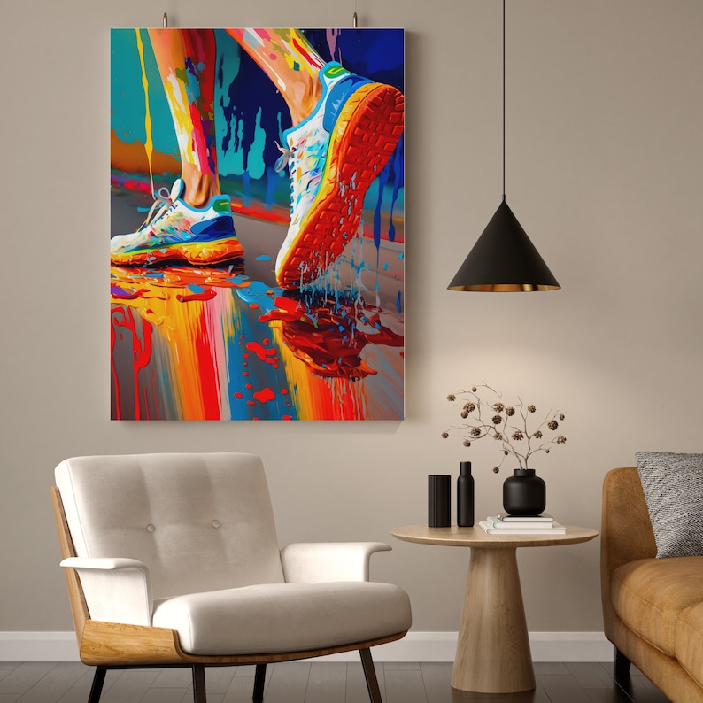 Running Poster, Running Print, Gift for Runner, Wall Art Print, Runner ...