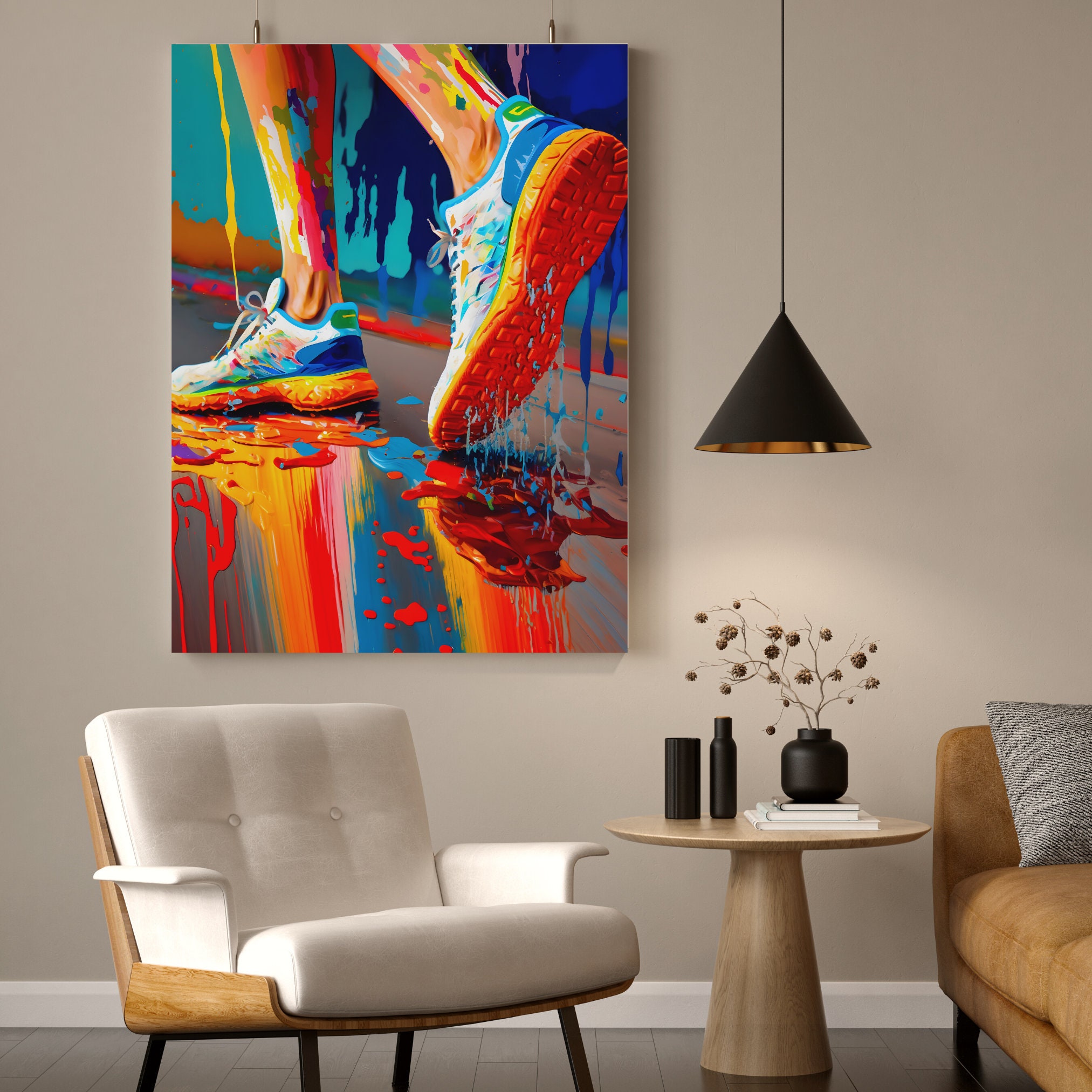 Running Poster, Running Print, Gift for Runner, Wall Art Print, Runner ...