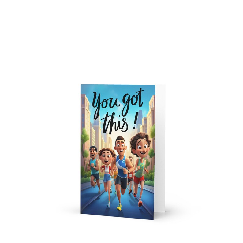 Marathon Runner Card: Well Done, Good Luck, Congratulations - Etsy