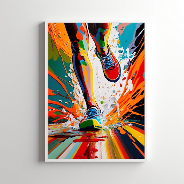 Running Wall Decor - Etsy