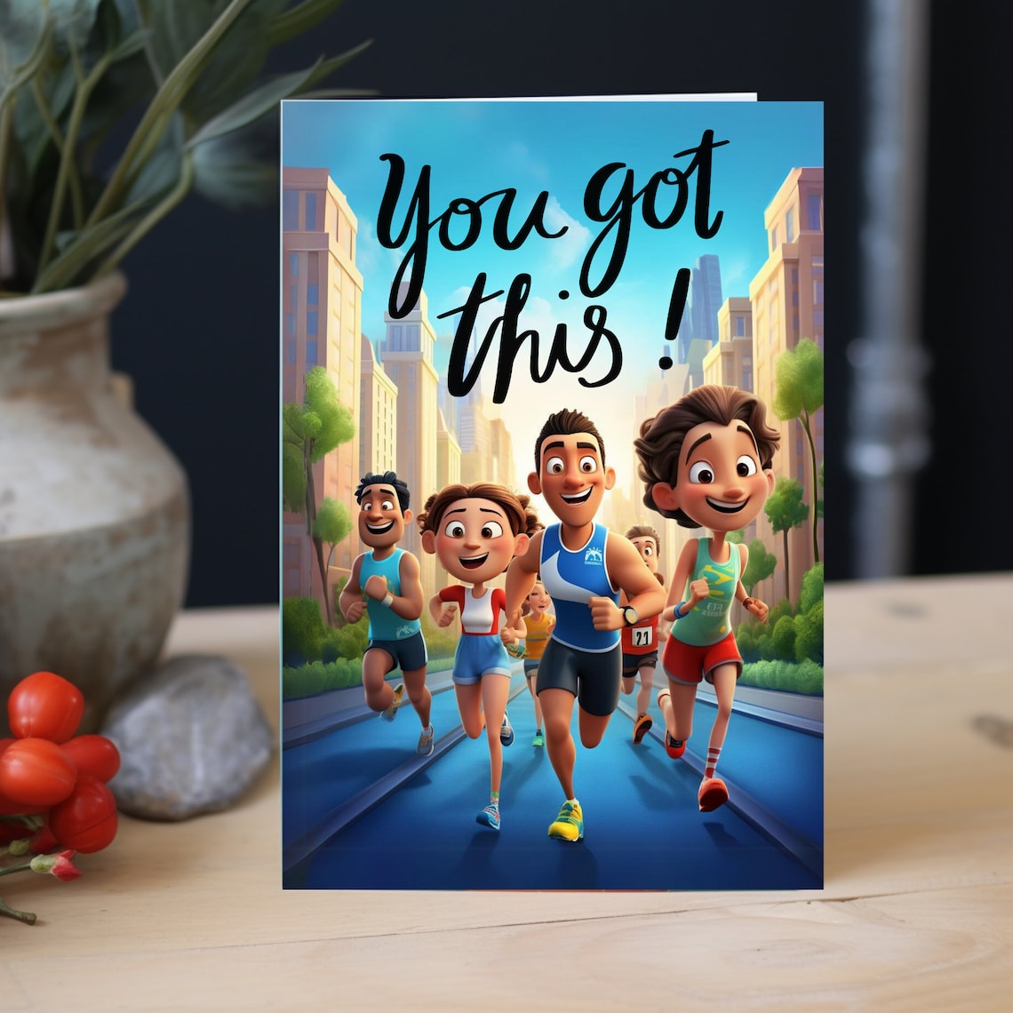 Marathon Runner Card: Well Done, Good Luck, Congratulations - Etsy