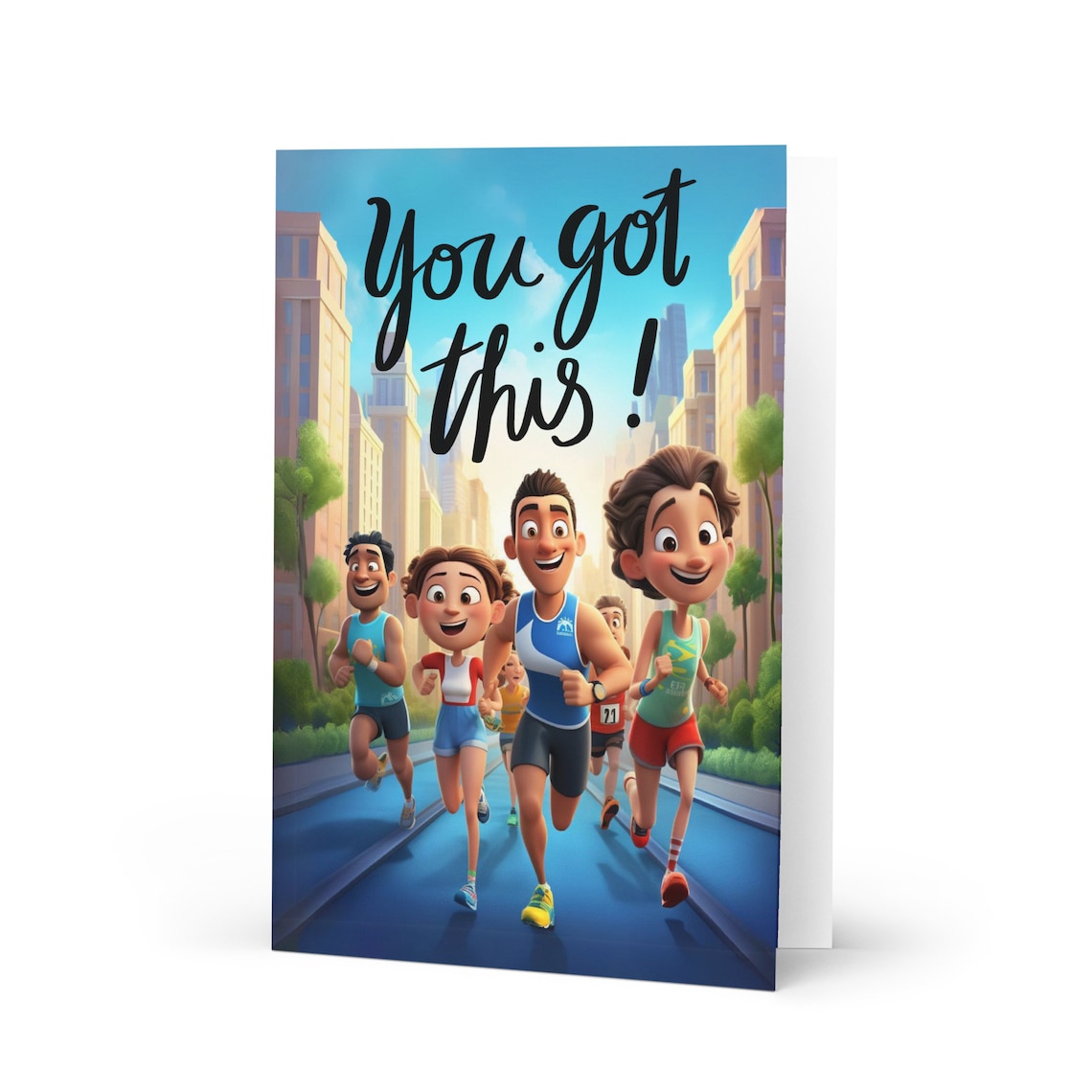 Marathon Runner Card: Well Done, Good Luck, Congratulations - Etsy
