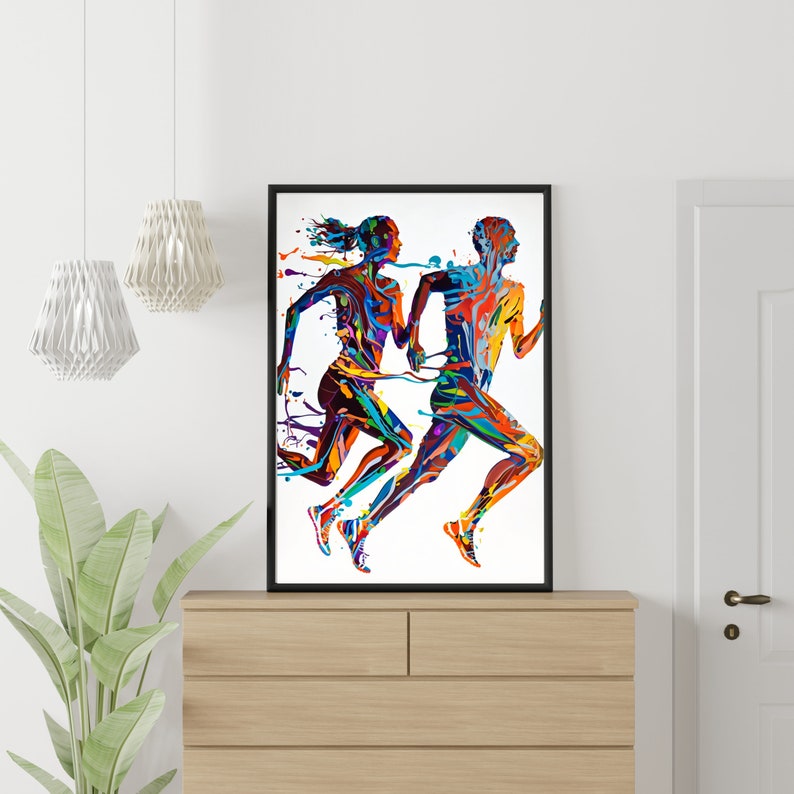 Running Poster, Gift for Runner, Running Print, Running Lovers, Sport ...
