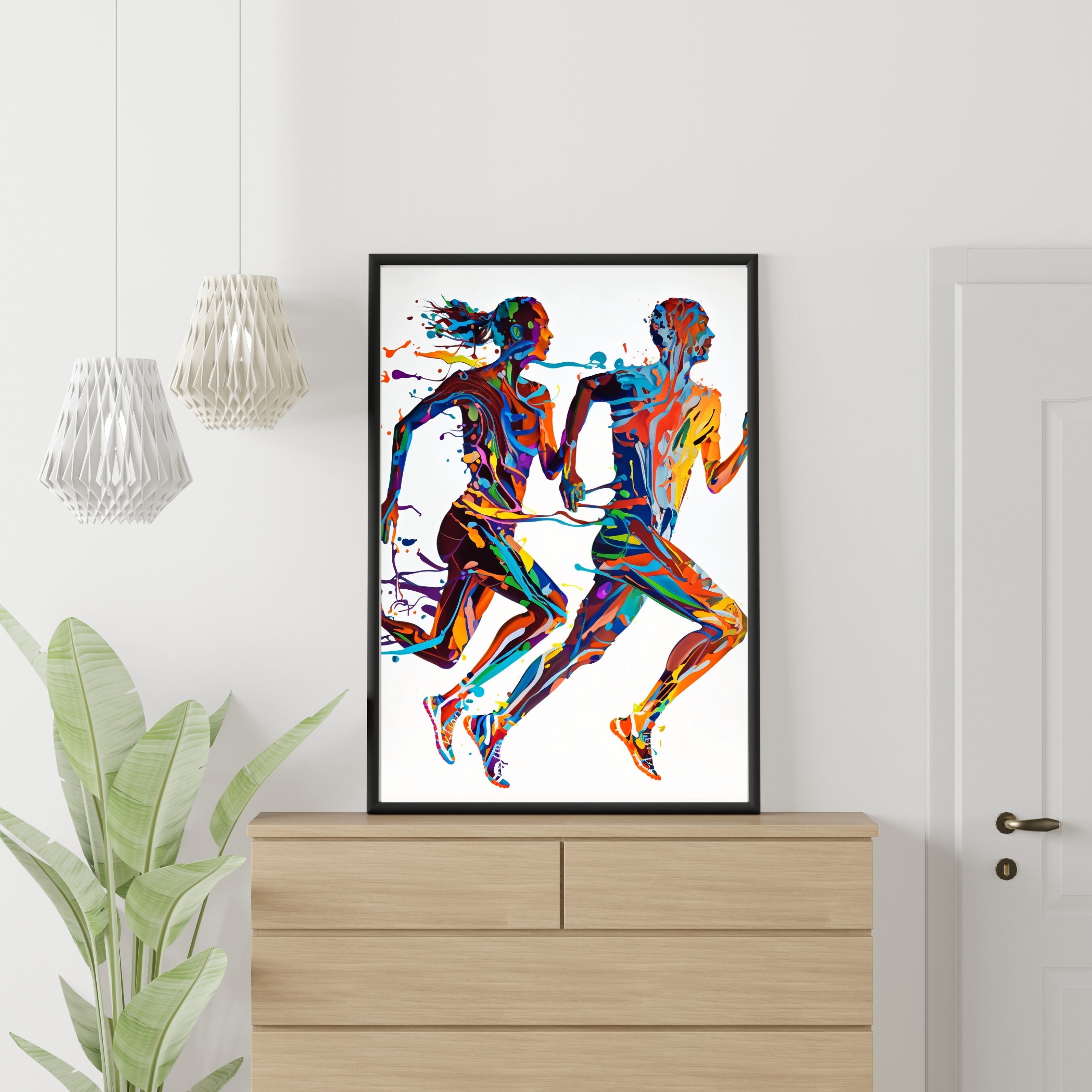 Running Poster, Gift for Runner, Running Print, Running Lovers, Sport ...