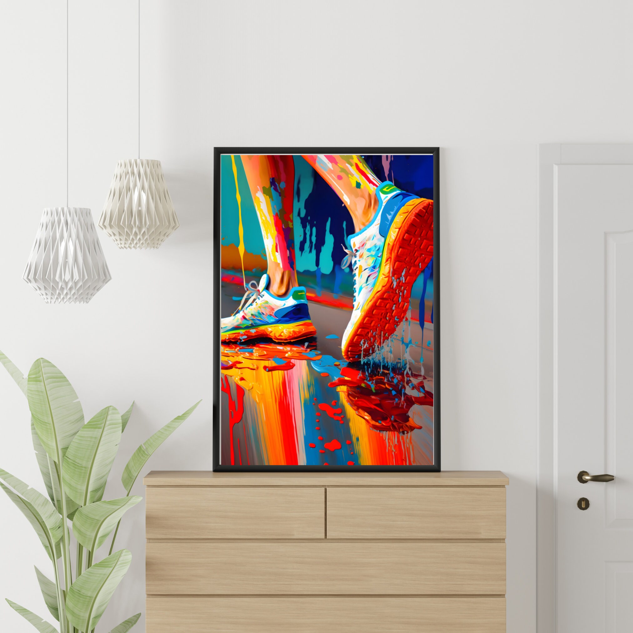 Running Poster, Running Print, Gift for Runner, Wall Art Print, Runner ...