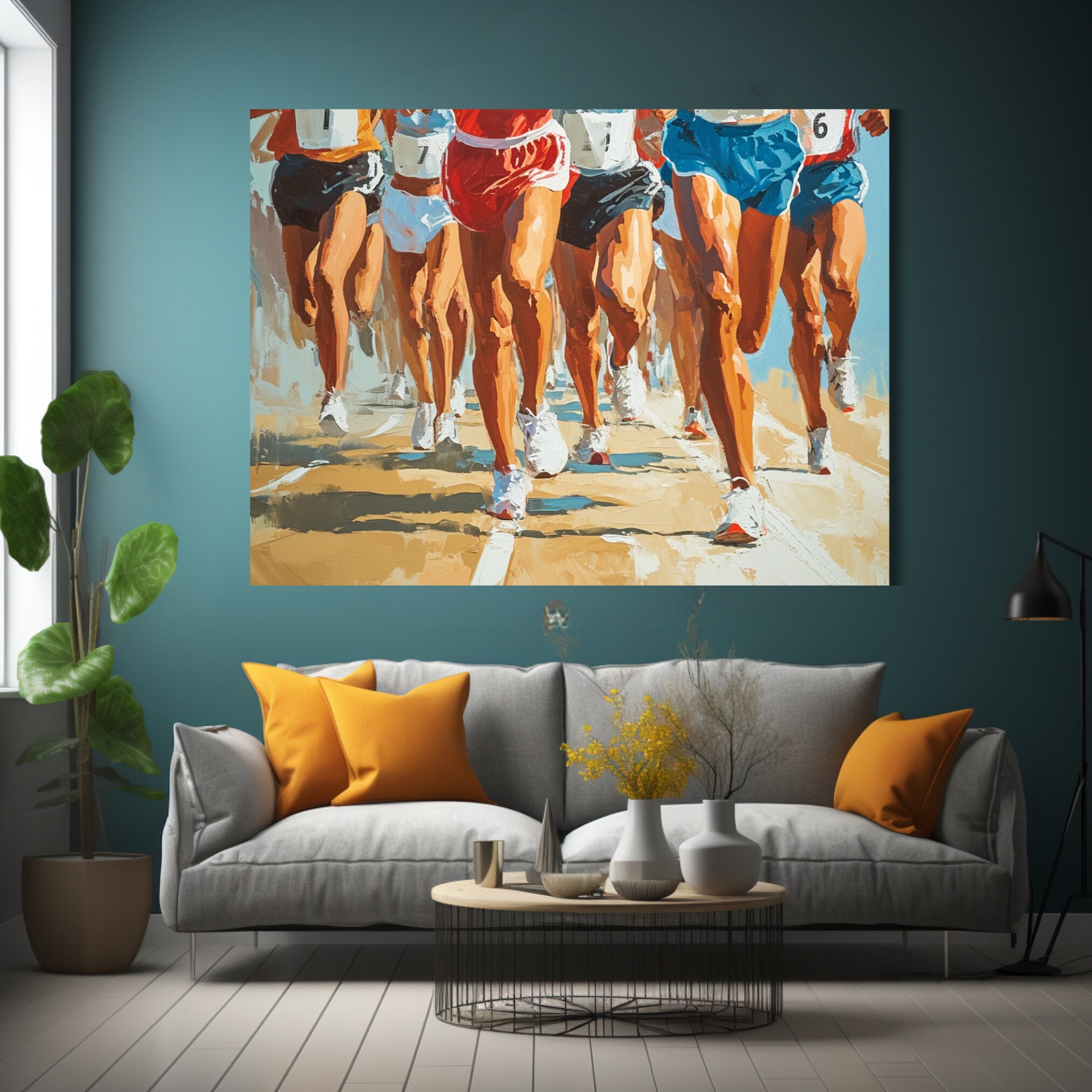 Running Wall Art, Running Gift, Marathon Gift, Running Print, Marathon ...