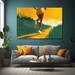 Abstract Running Art Print: Marathon Runner Gift (digital Download) - Etsy