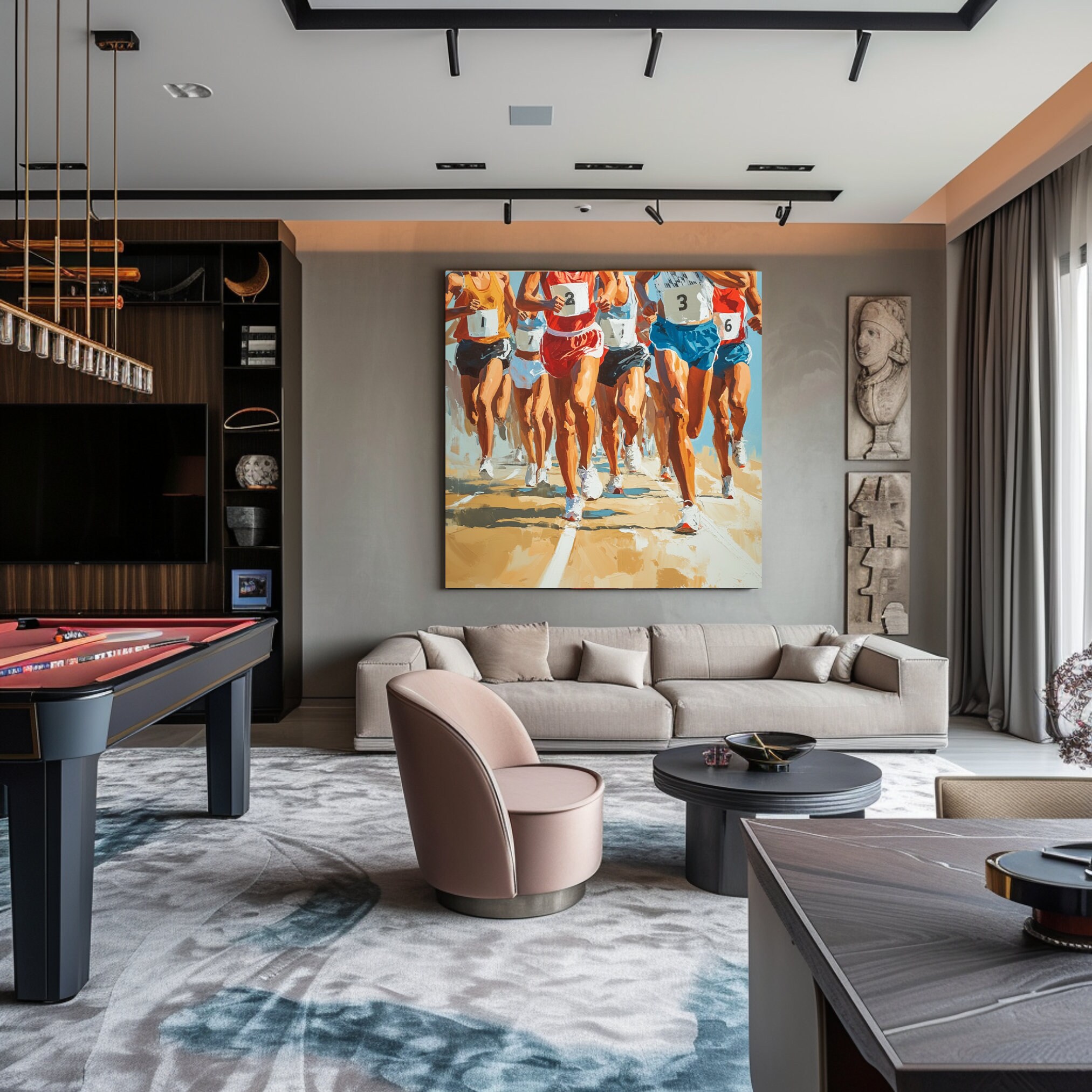 Running Wall Art, Running Gift, Marathon Gift, Running Print, Marathon ...