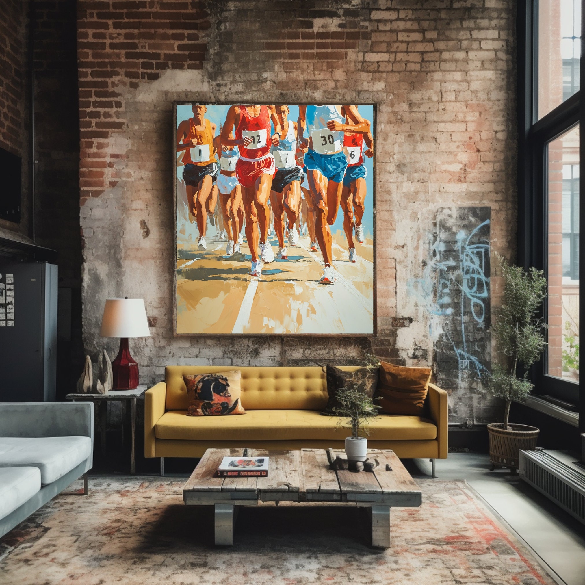 Running Wall Art, Running Gift, Marathon Gift, Running Print, Marathon ...