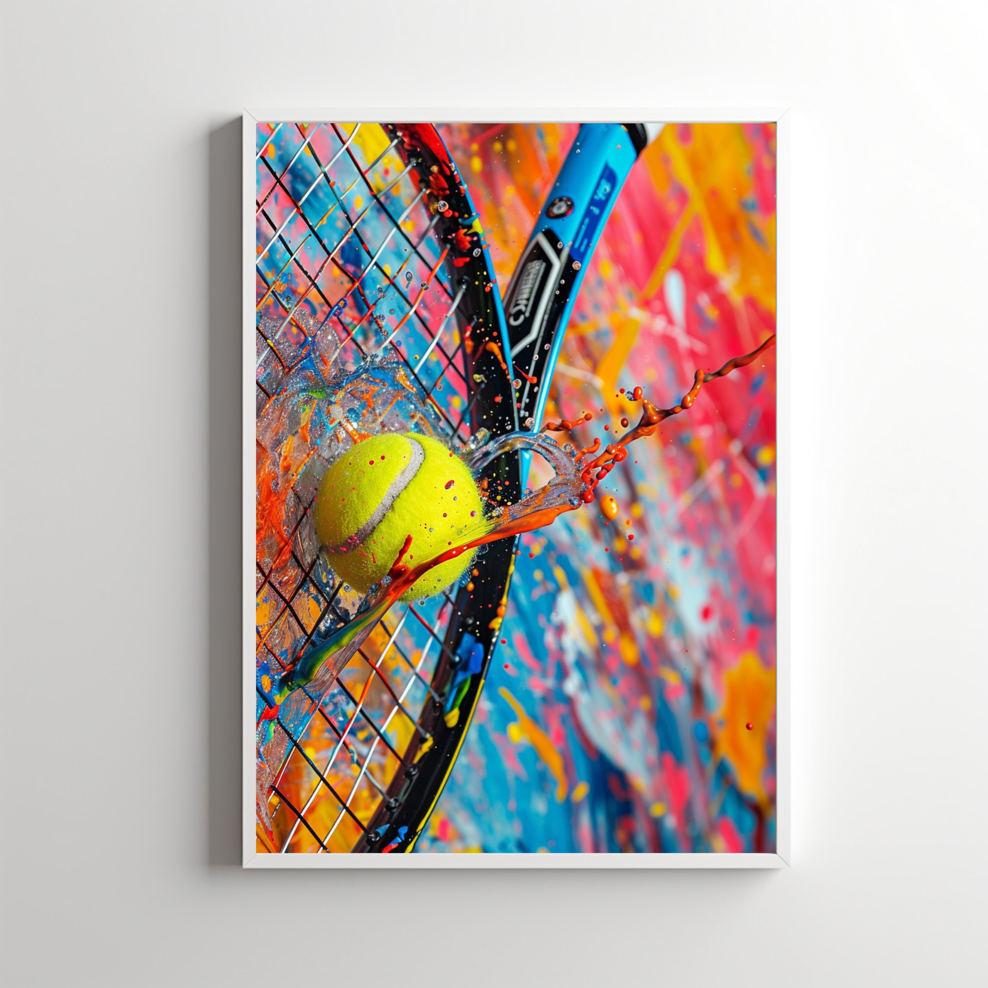 Tennis Poster, Tennis Art Print, Tennis Gift, Gift for Tennis Player ...