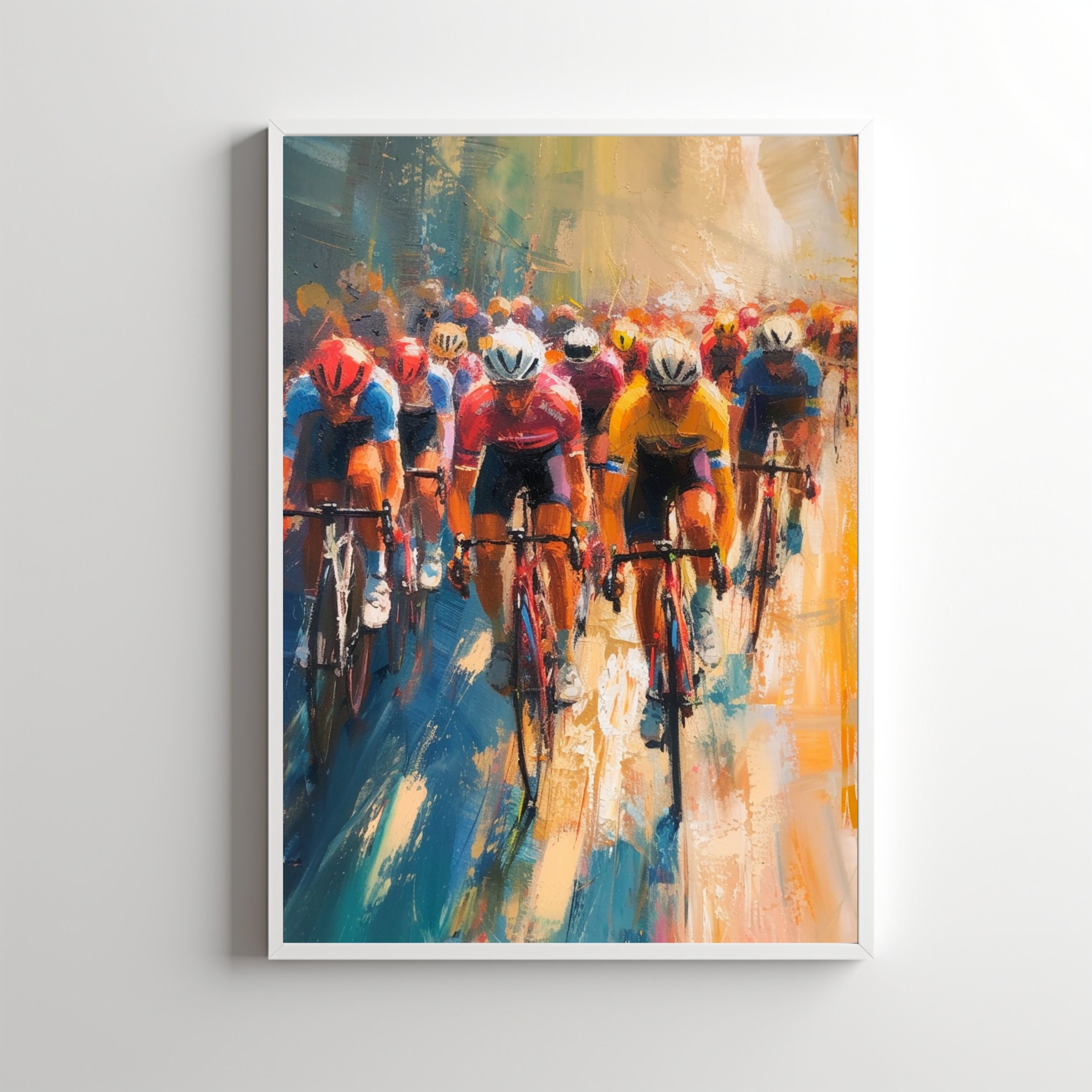 Cycling Poster, Bike Wall Art Print, Cycling Gift, Bicycle Print, Print ...