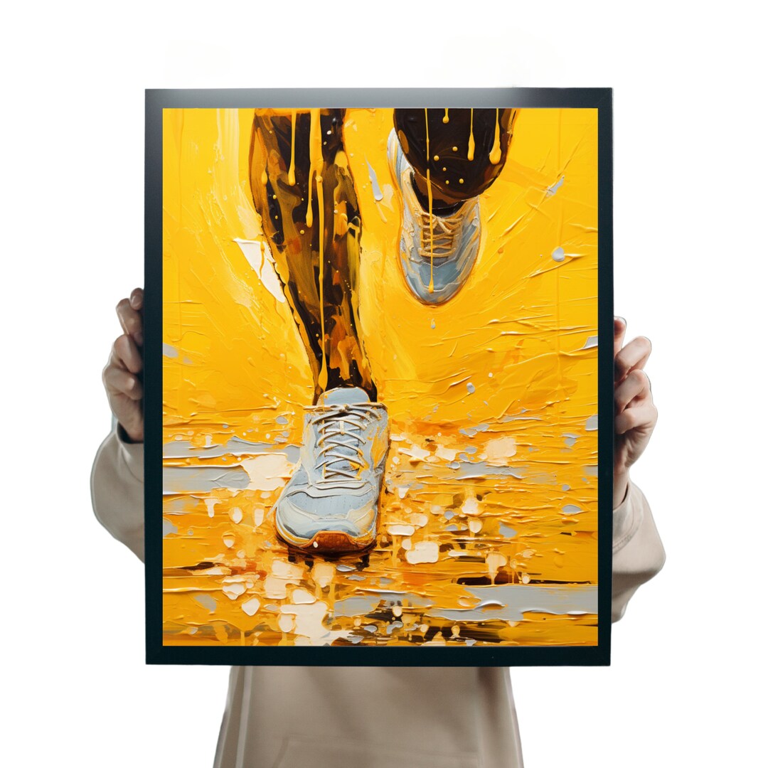 Running Poster, Running Print, Gift for Runner, Wall Art Print ...