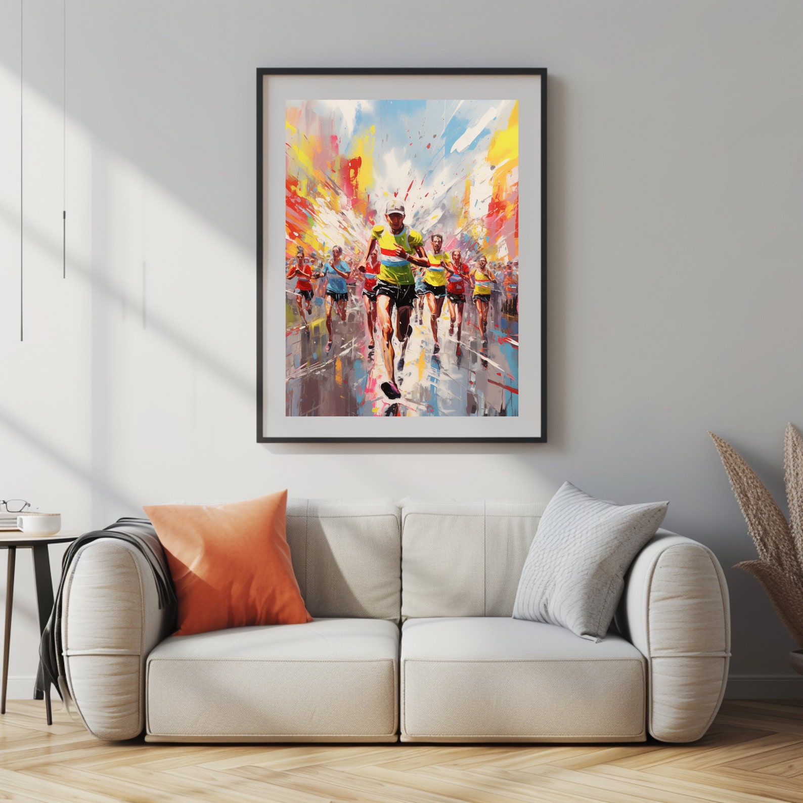 Running Poster, Running Wall Art Print, Home Gift for Runners, Digital ...