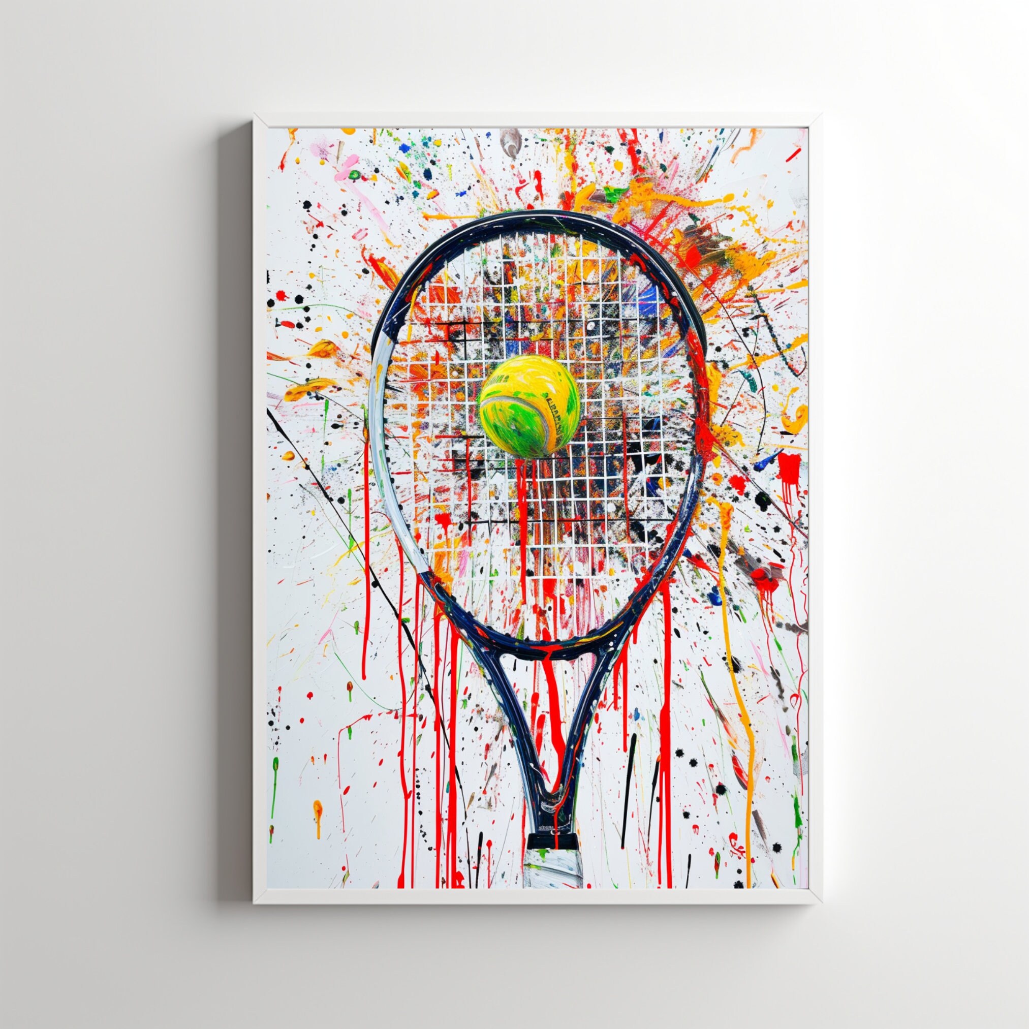 Tennis Poster, Tennis Art Print, Tennis Gift, Gift for Tennis Player ...