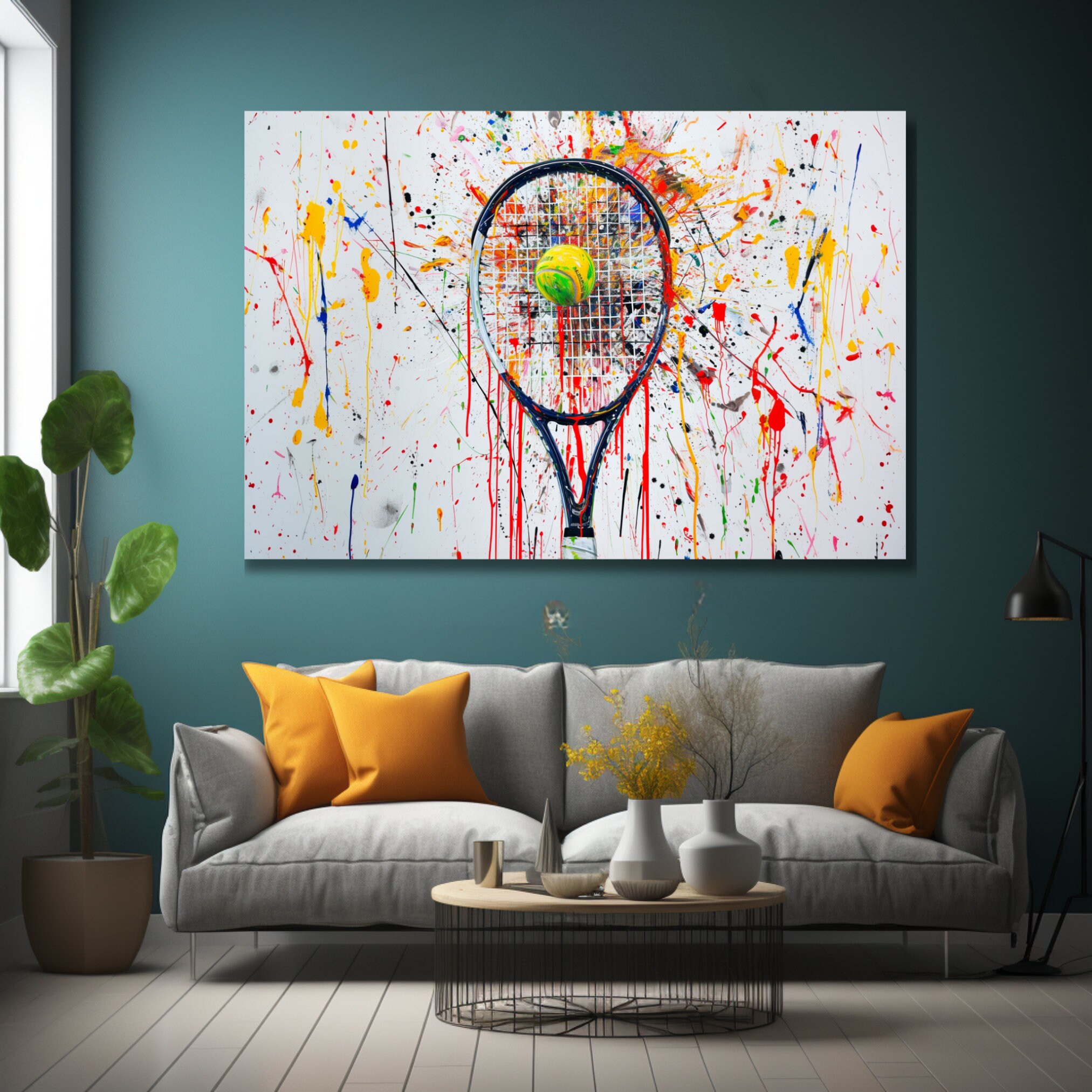 Tennis Poster, Tennis Art Print, Tennis Gift, Gift for Tennis Player ...