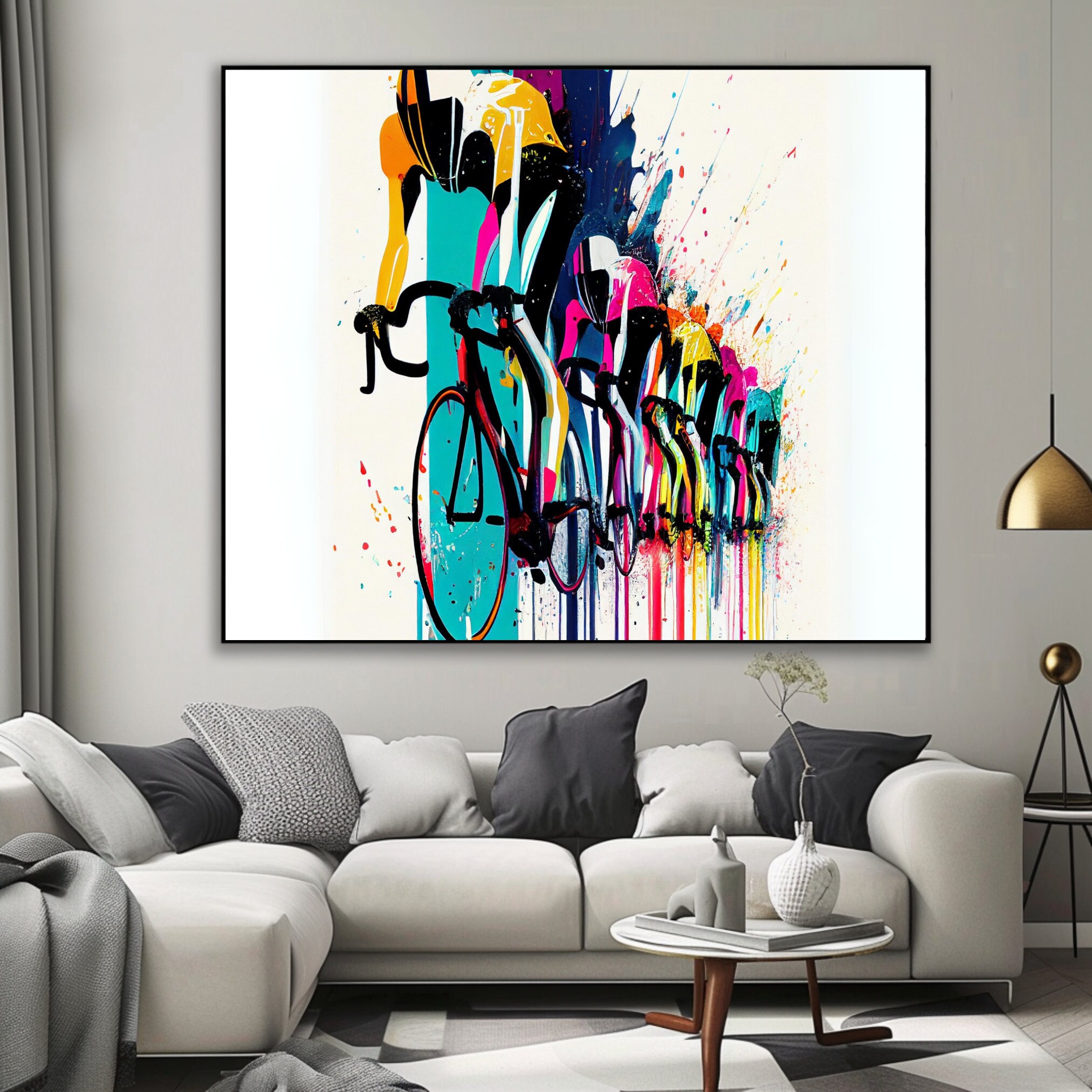 Cycling Poster, Bike Wall Art Print, Cycling Gift, Bicycle Print, Print ...