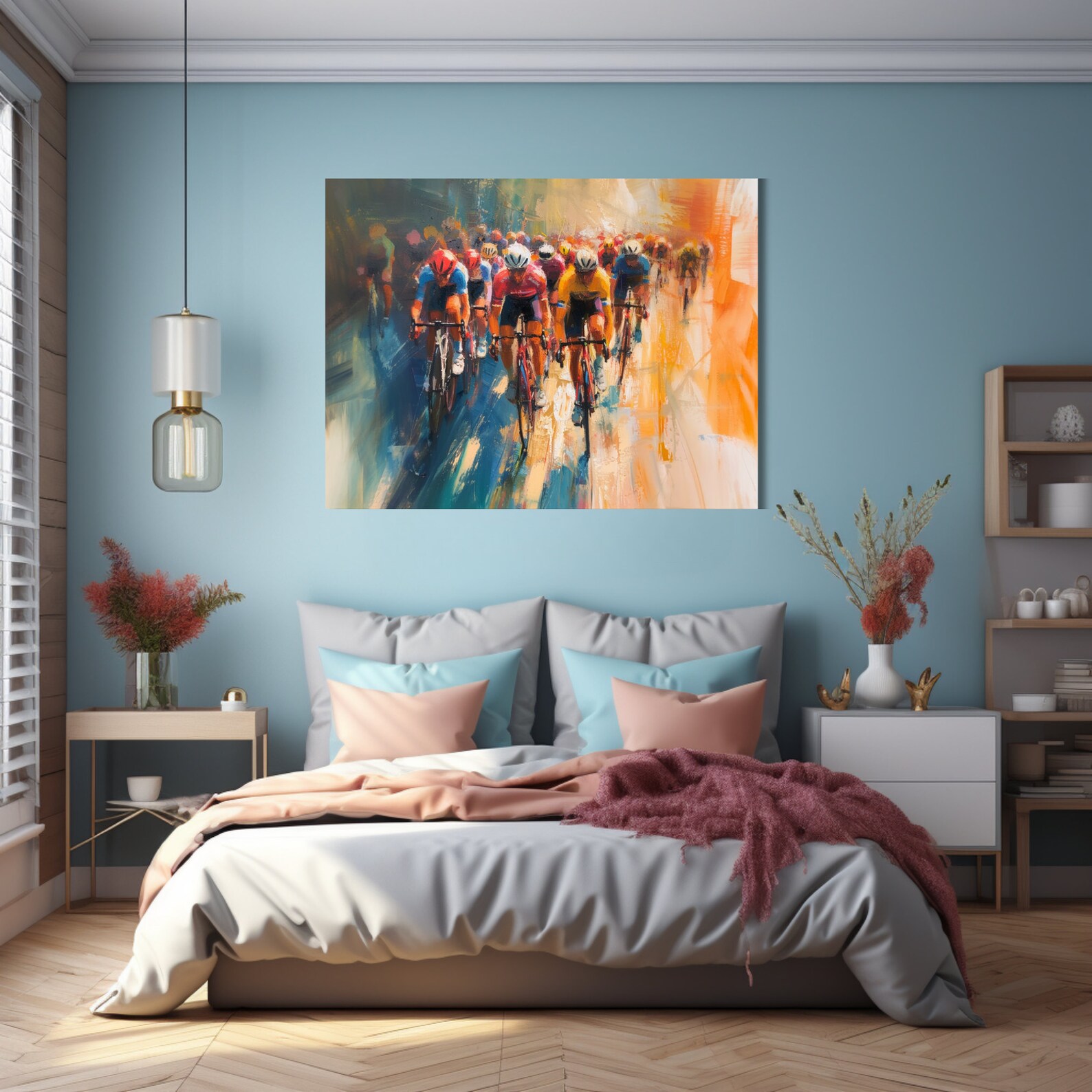 Cycling Poster, Bike Wall Art Print, Cycling Gift, Bicycle Print, Print ...