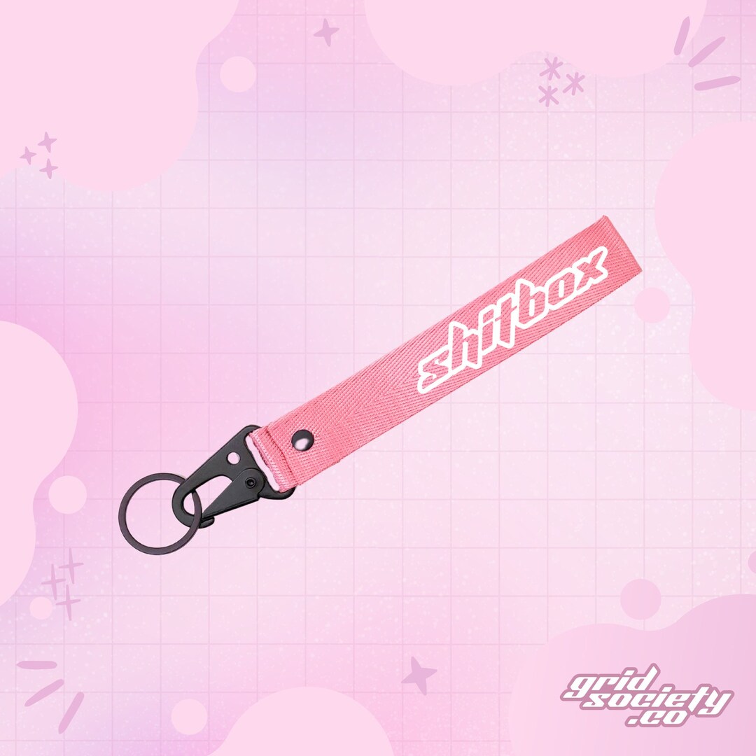 Y2K Shitbox Keychain Wrist Lanyard Pink, Purple, Black and Chrome ...
