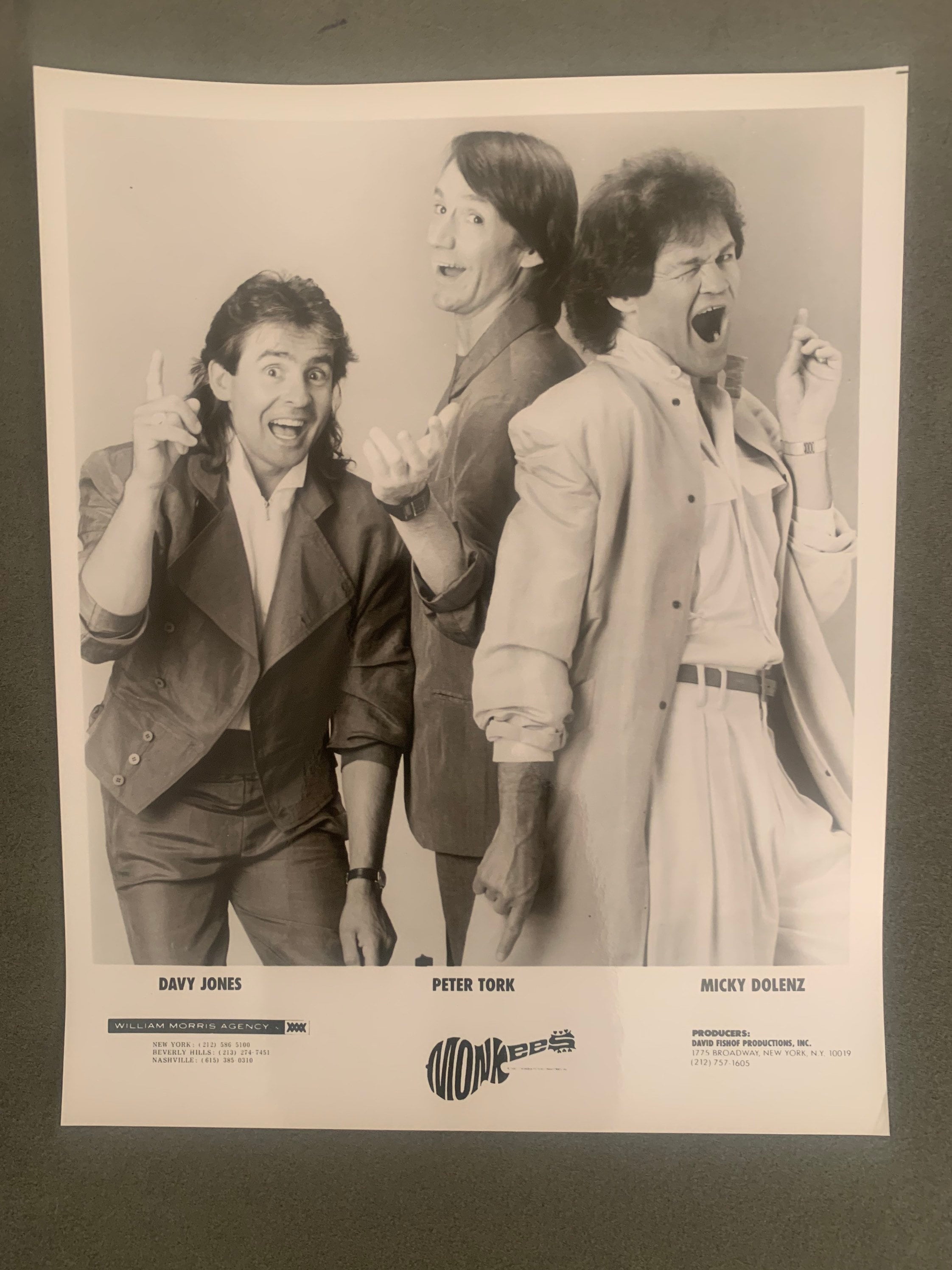 Vintage Monkees Promotional Photo Press Release Promo Picture 8 X 10 ...