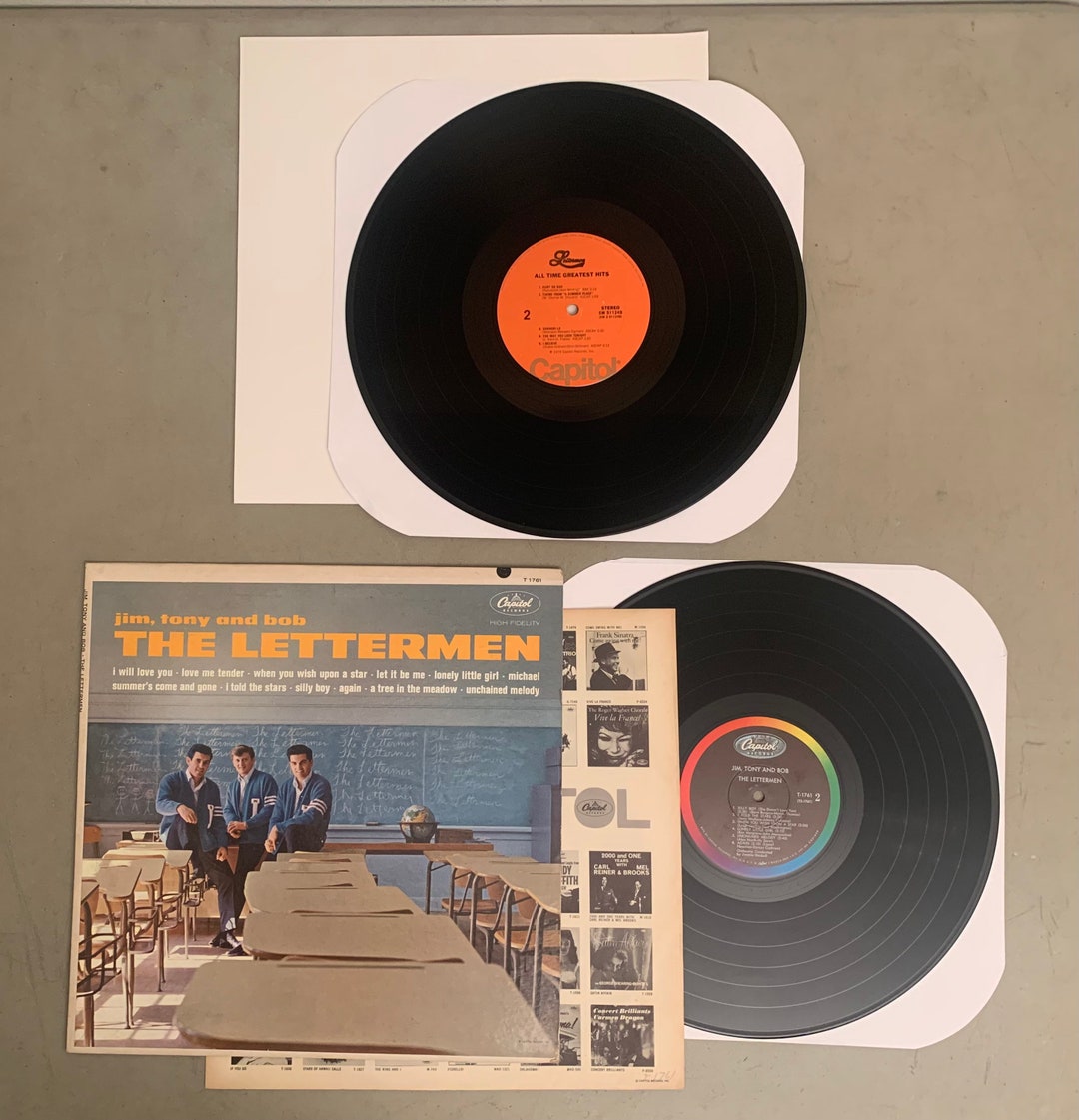 LOT 2 the Lettermen Vinyl Records Jim Tony & Bob All Time - Etsy