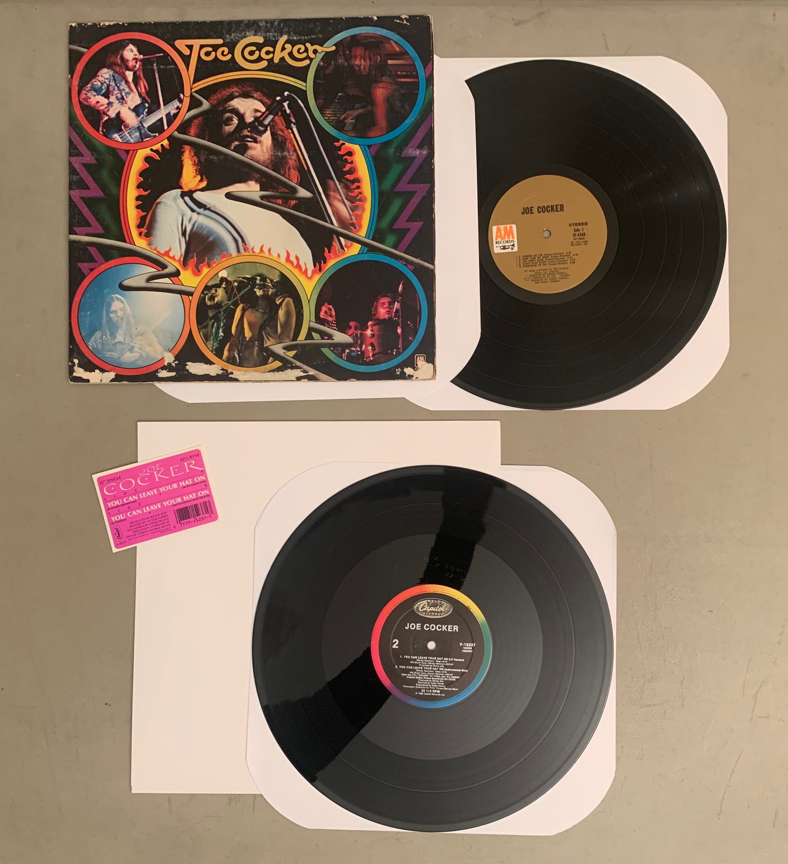 LOT 2 Joe Cocker Vinyl Records Self-titled You Can Leave Your - Etsy