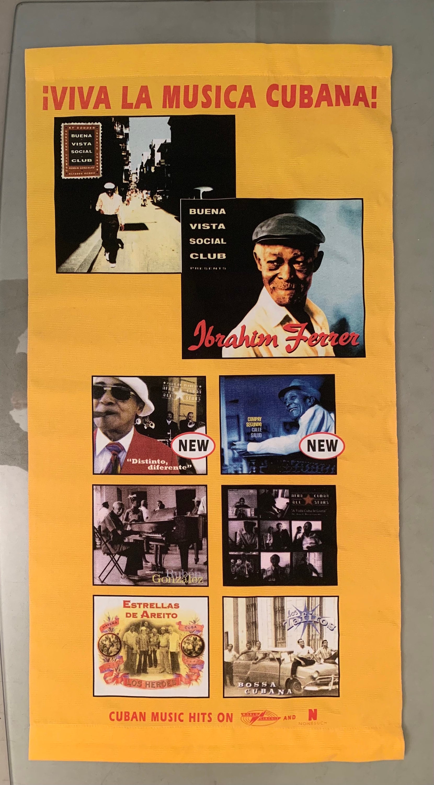 Vintage Cuban Music Fabric Poster Banner Cubana Musica Buena - Etsy