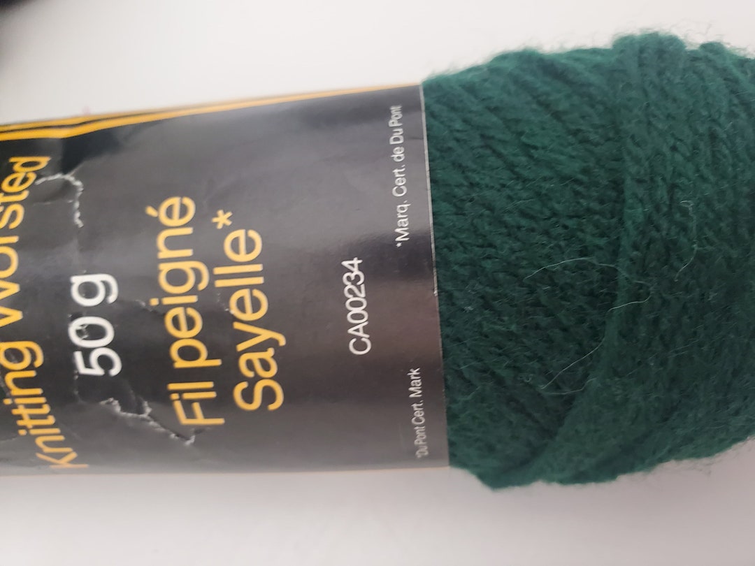 Baycrest Sayelle Knitting Worsted 50g Yarn Dark Green 3453 - Etsy