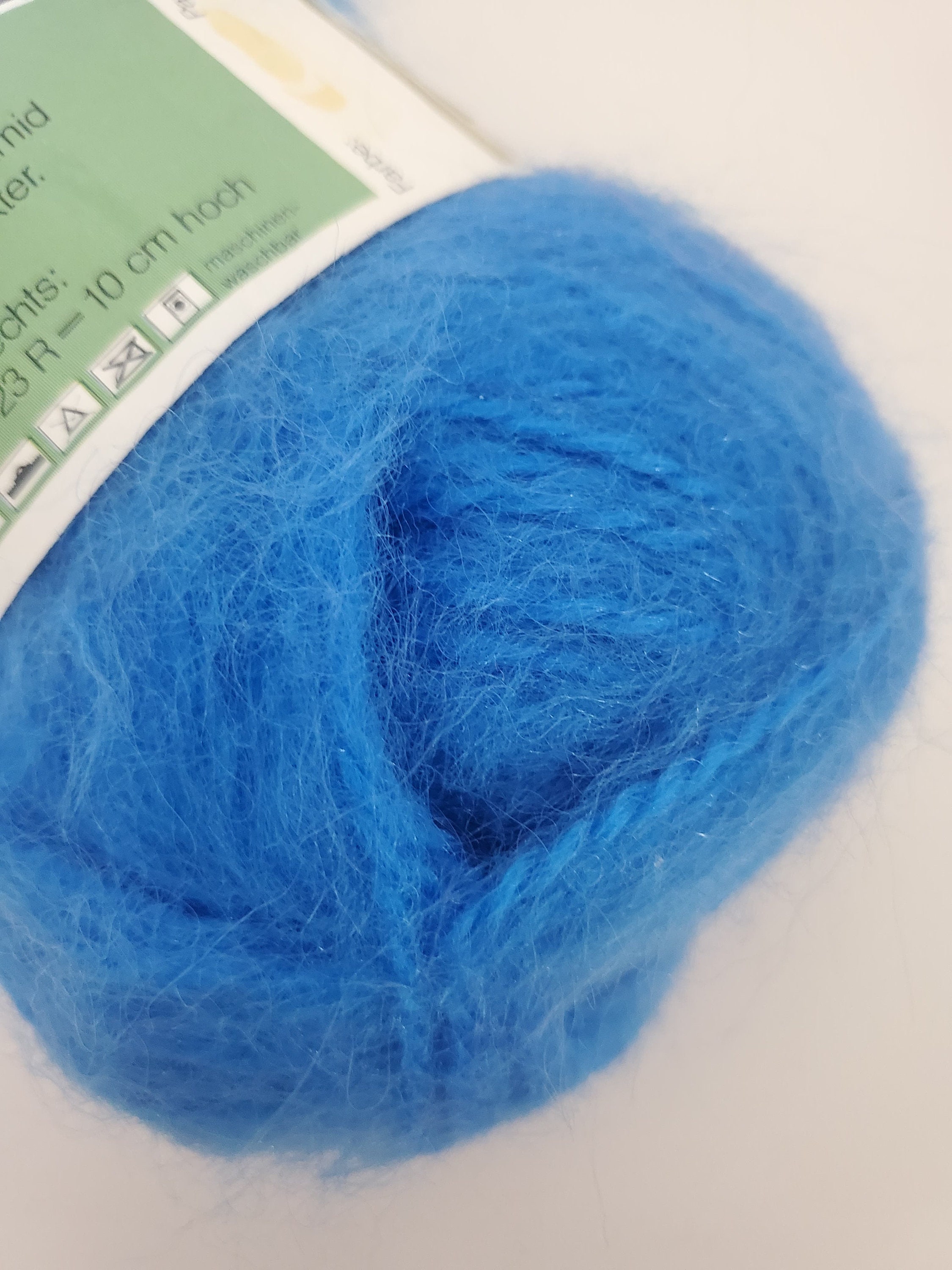 Paradies Super Flausch Vintage German Yarn Skein 100g Bright Blue - Etsy