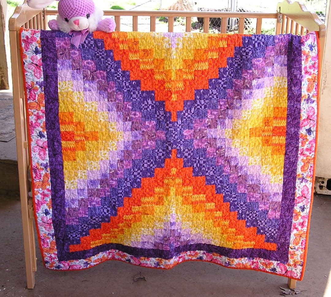 Baby Bargello Quilt - Etsy
