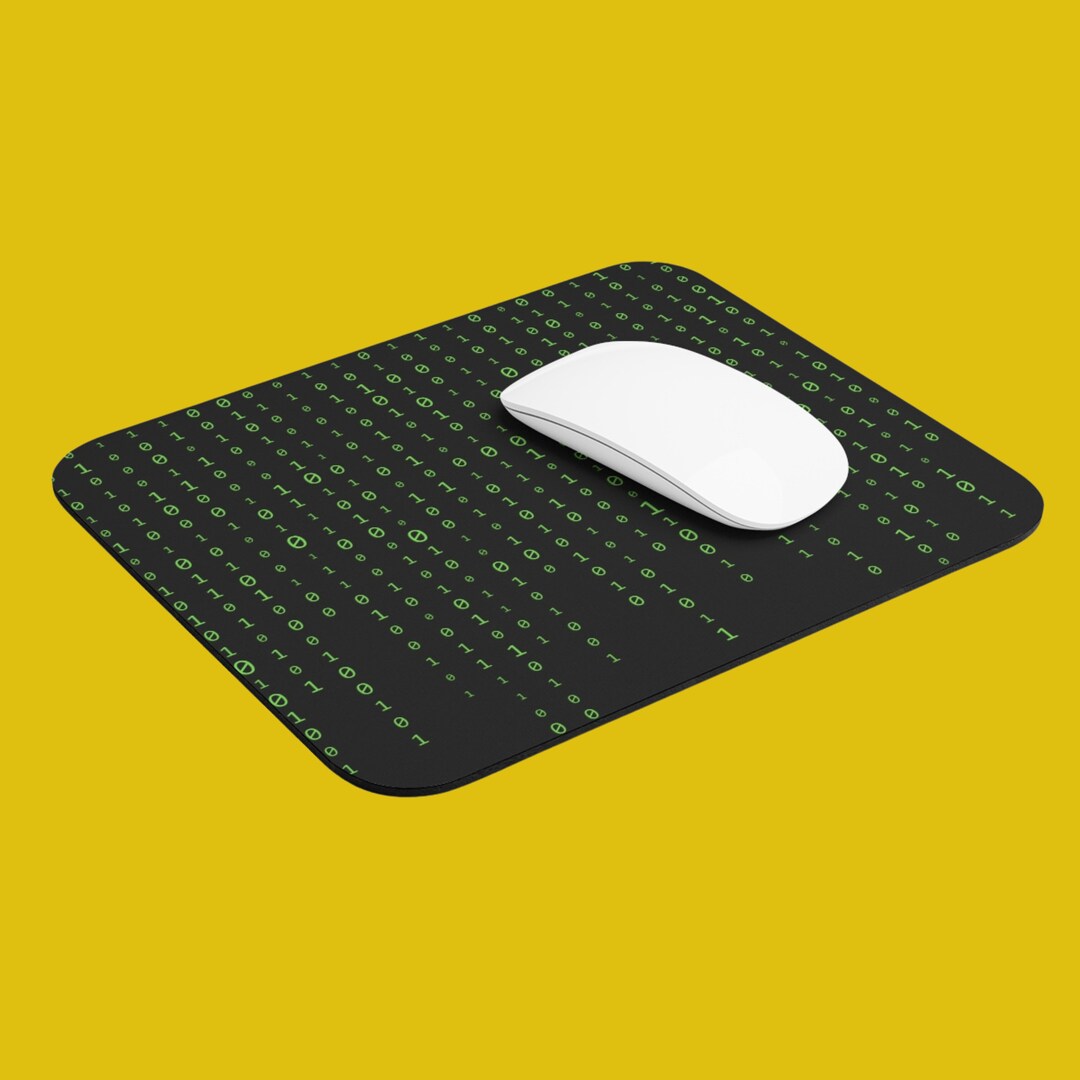 Binary Matrix Mouse Pad - Developer / Programmer / Coder / Software Engineer / Devops - Etsy