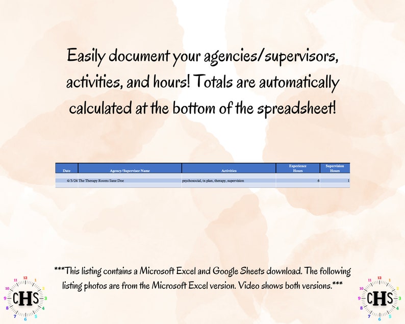 Connecticut, LCSW Hours Tracker, Clinical Supervision Form for Master ...