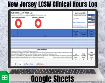 Therapist Google Sheets - Etsy