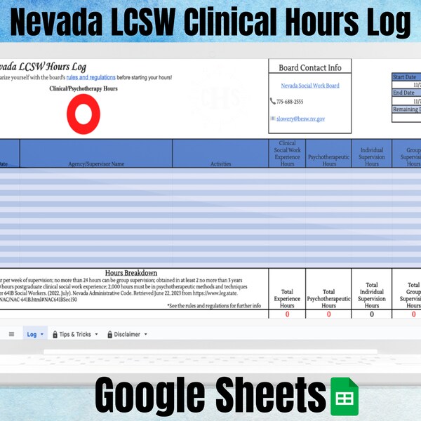 Work Log Spreadsheet - Etsy
