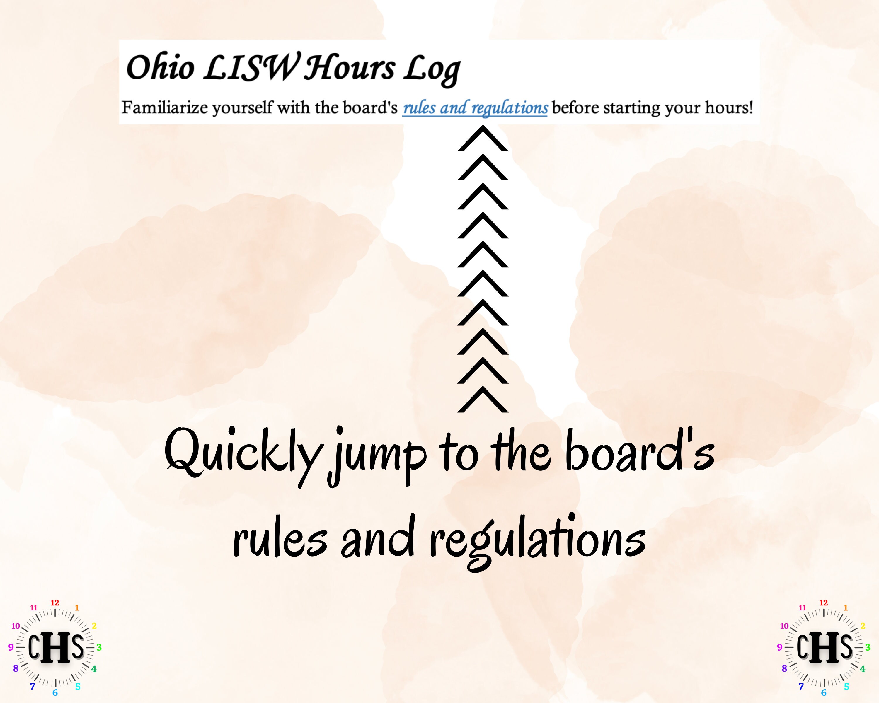 Ohio LISW, Clinical Hours Tracker, Supervision Log for Master Social ...