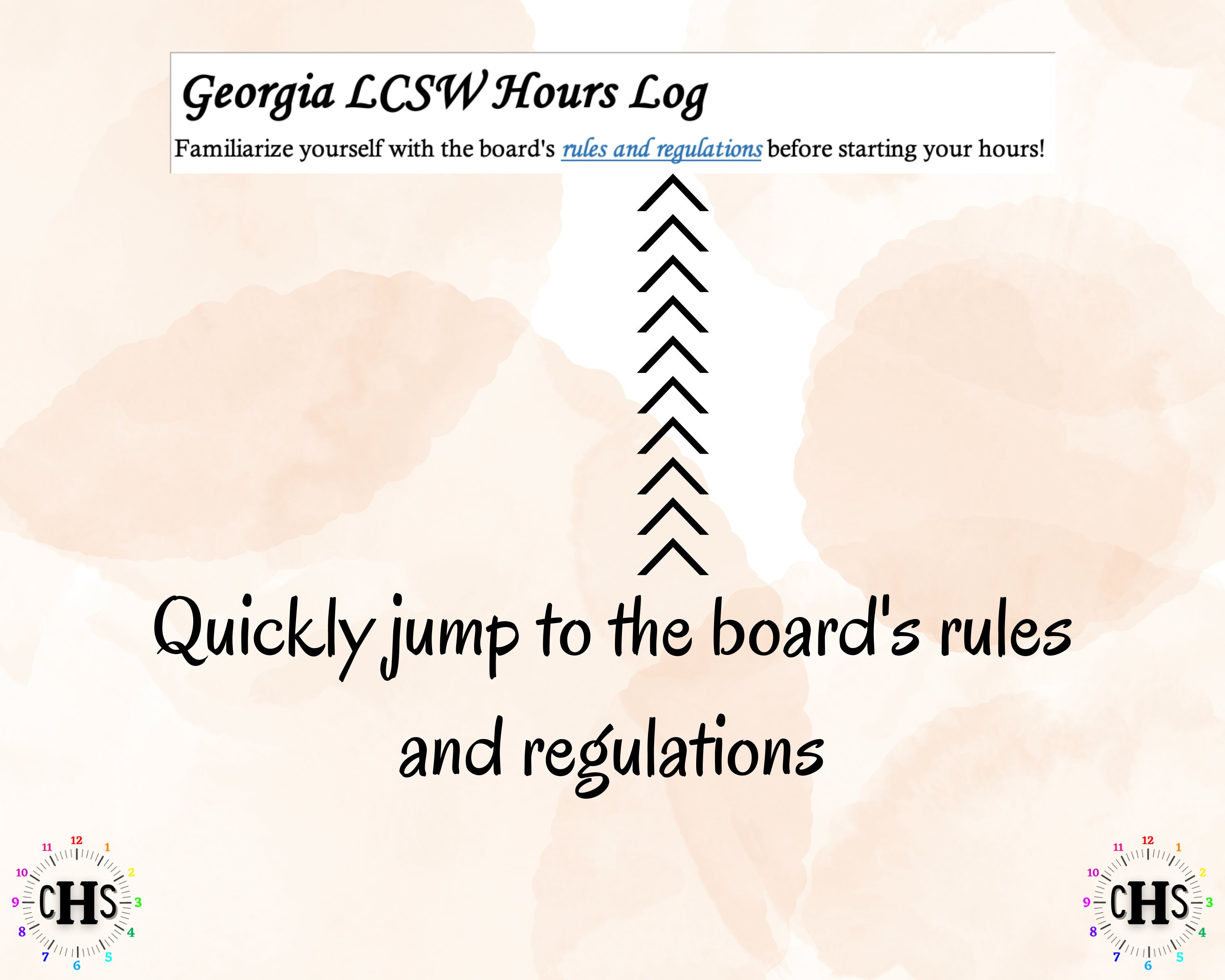 Georgia LCSW Hours Tracker and Clinical Supervision Form for Master ...