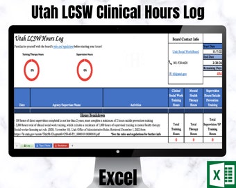 Lcsw Supervision Log - Etsy