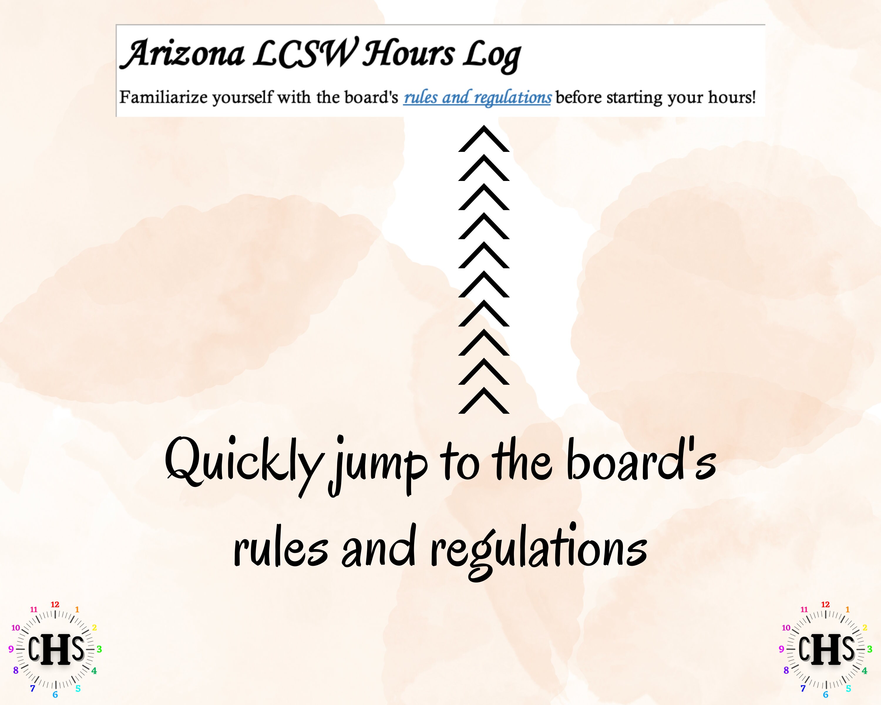 Arizona, LCSW Hours Tracker, Clinical Supervision Form for Master ...