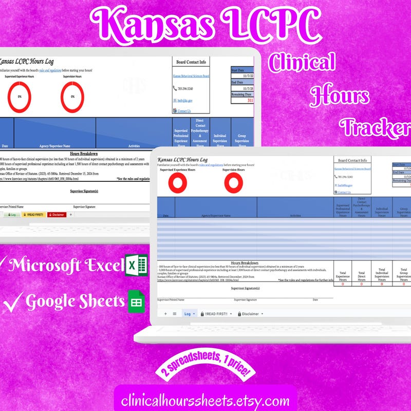 ClinicalHoursSheets - Etsy