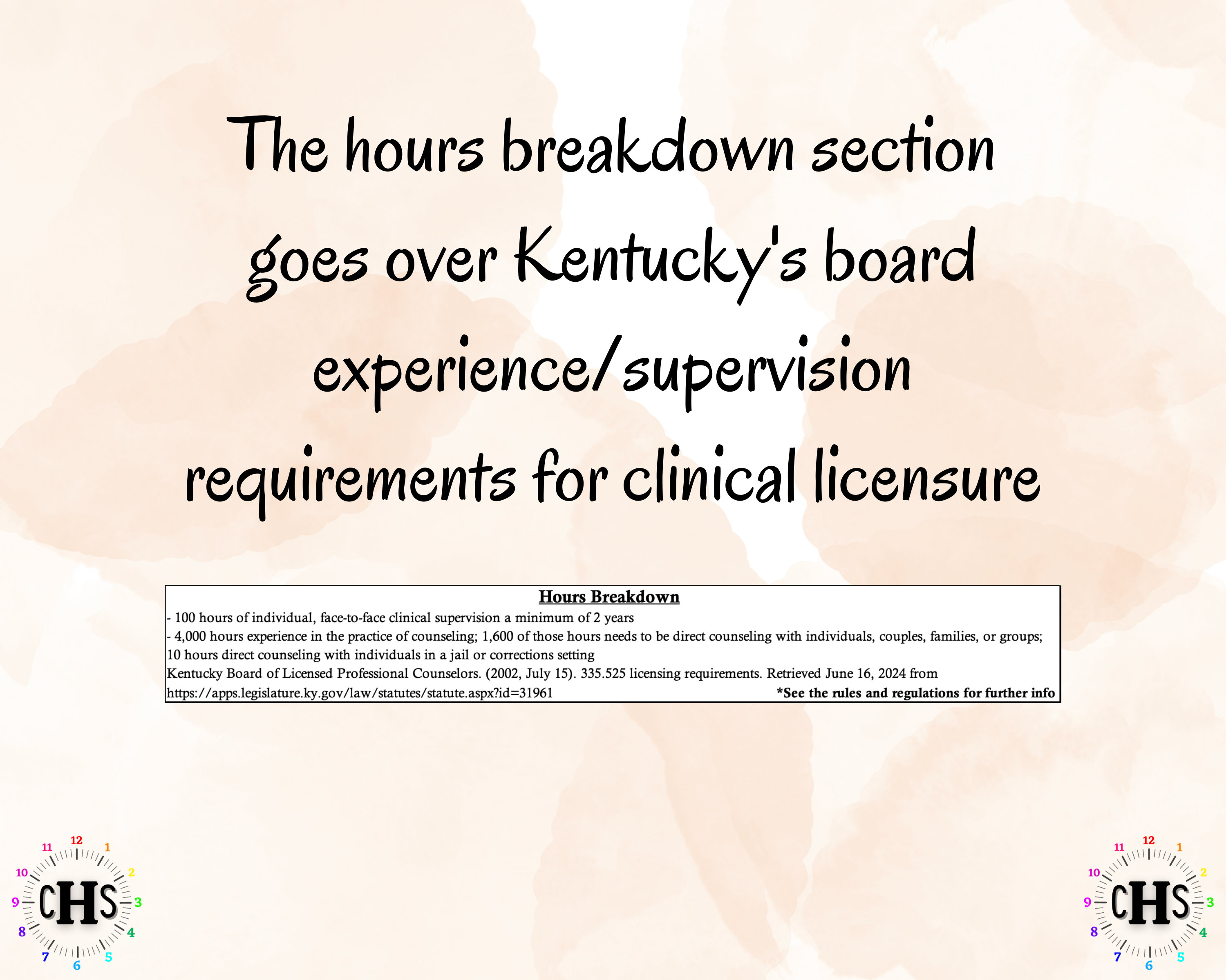 Kentucky LPCC, Clinical Hours Tracker, Supervision Log for Licensed ...