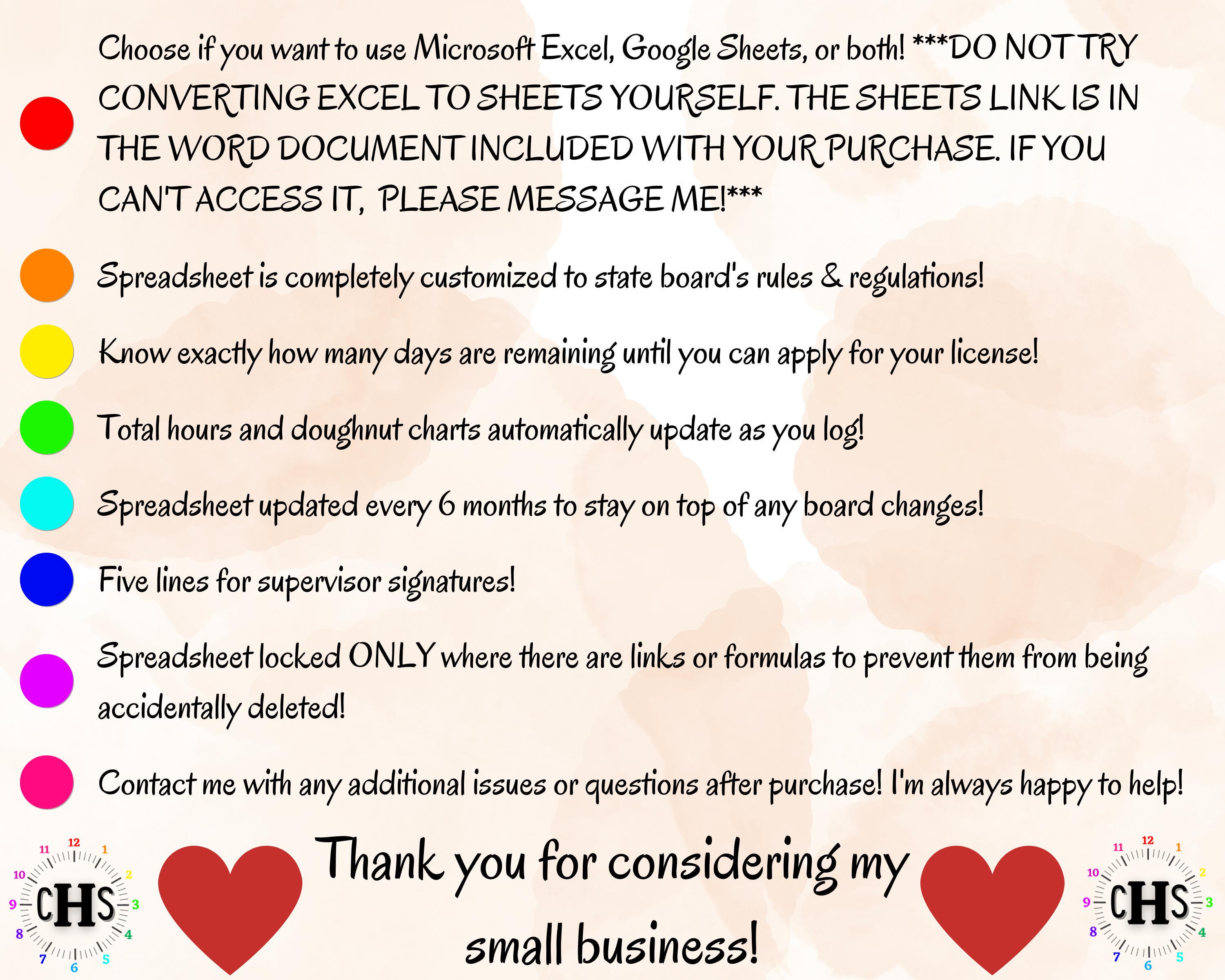 Maryland LCPC, Clinical Hours Tracker, Supervision Log for Licensed ...