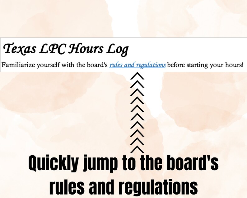 Texas LPC, Clinical Hours Log, Clinical Supervision Form, Counseling ...