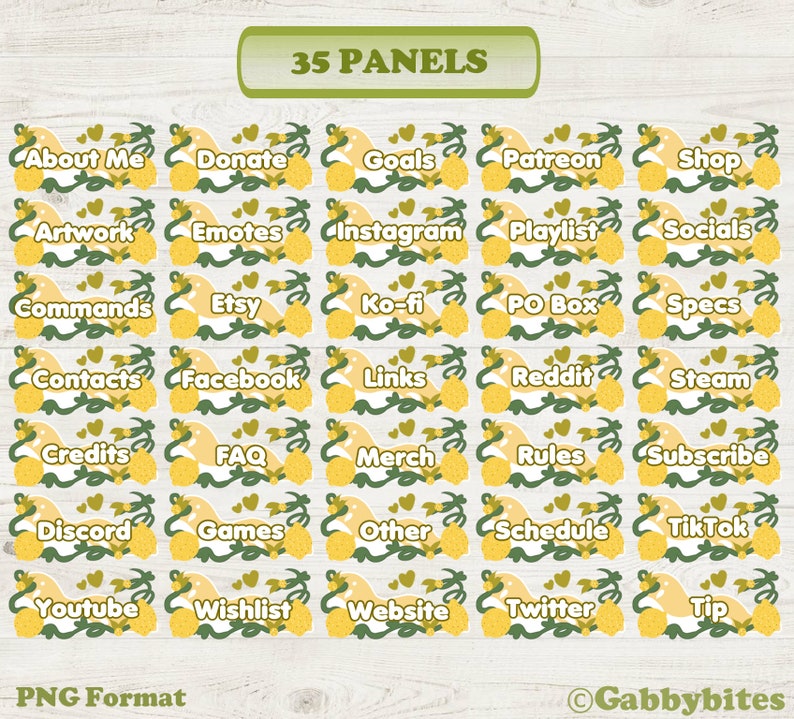 Lemonade Fresh Animated Stream Overlay Package for Twitch - Etsy