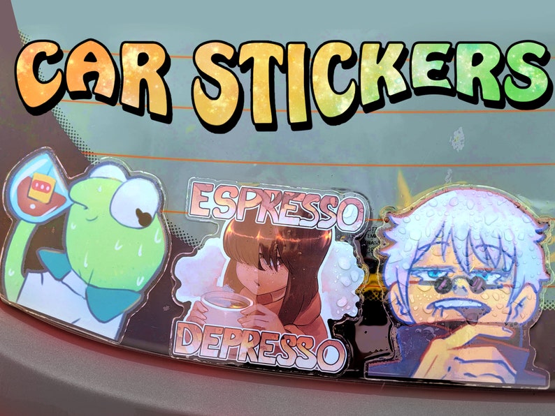 JJK Goodies Basket Stickers Car Stickers Keychain - Etsy