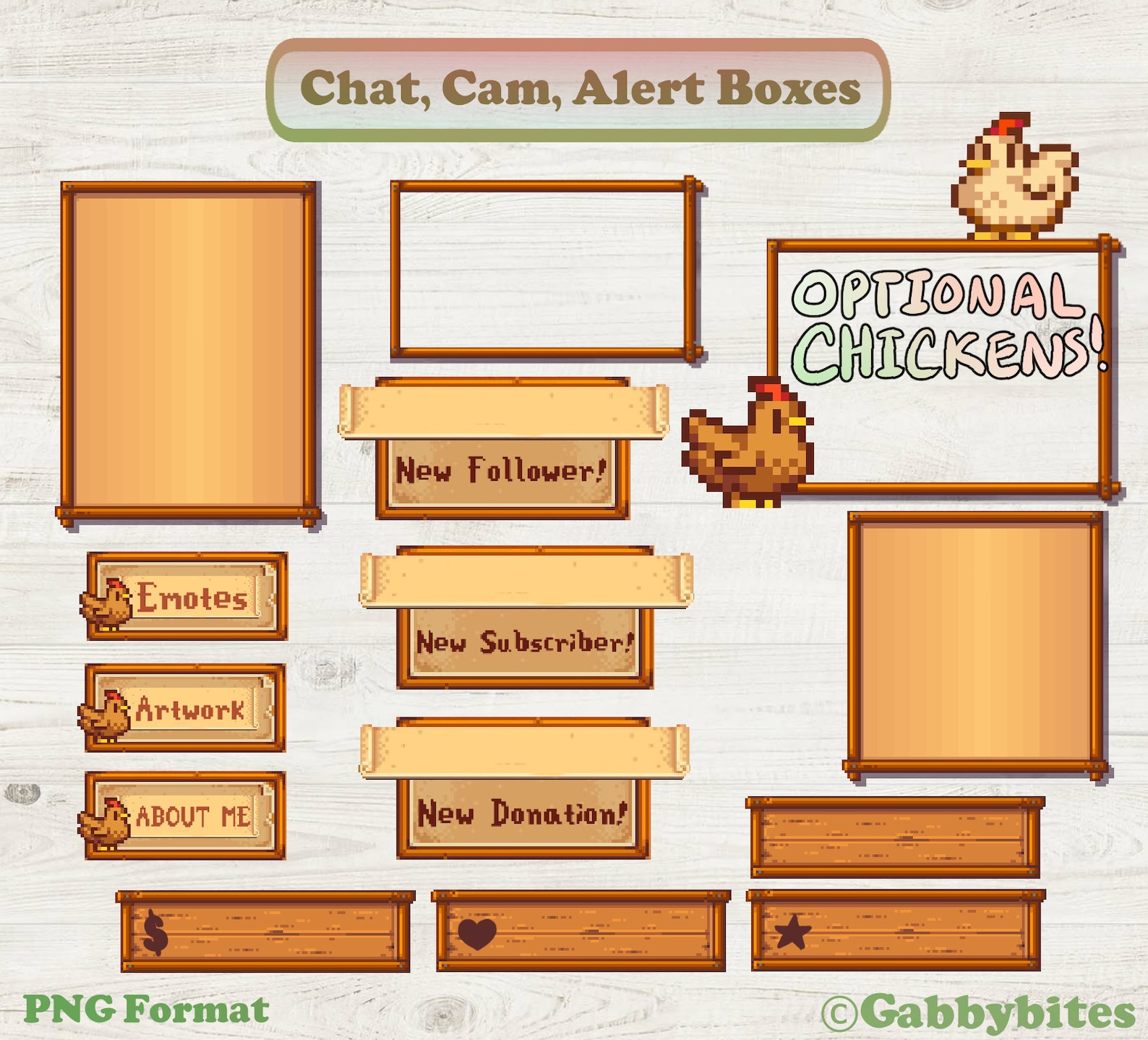 Stardew Valley Animated Stream Overlay Package for Twitch - Etsy