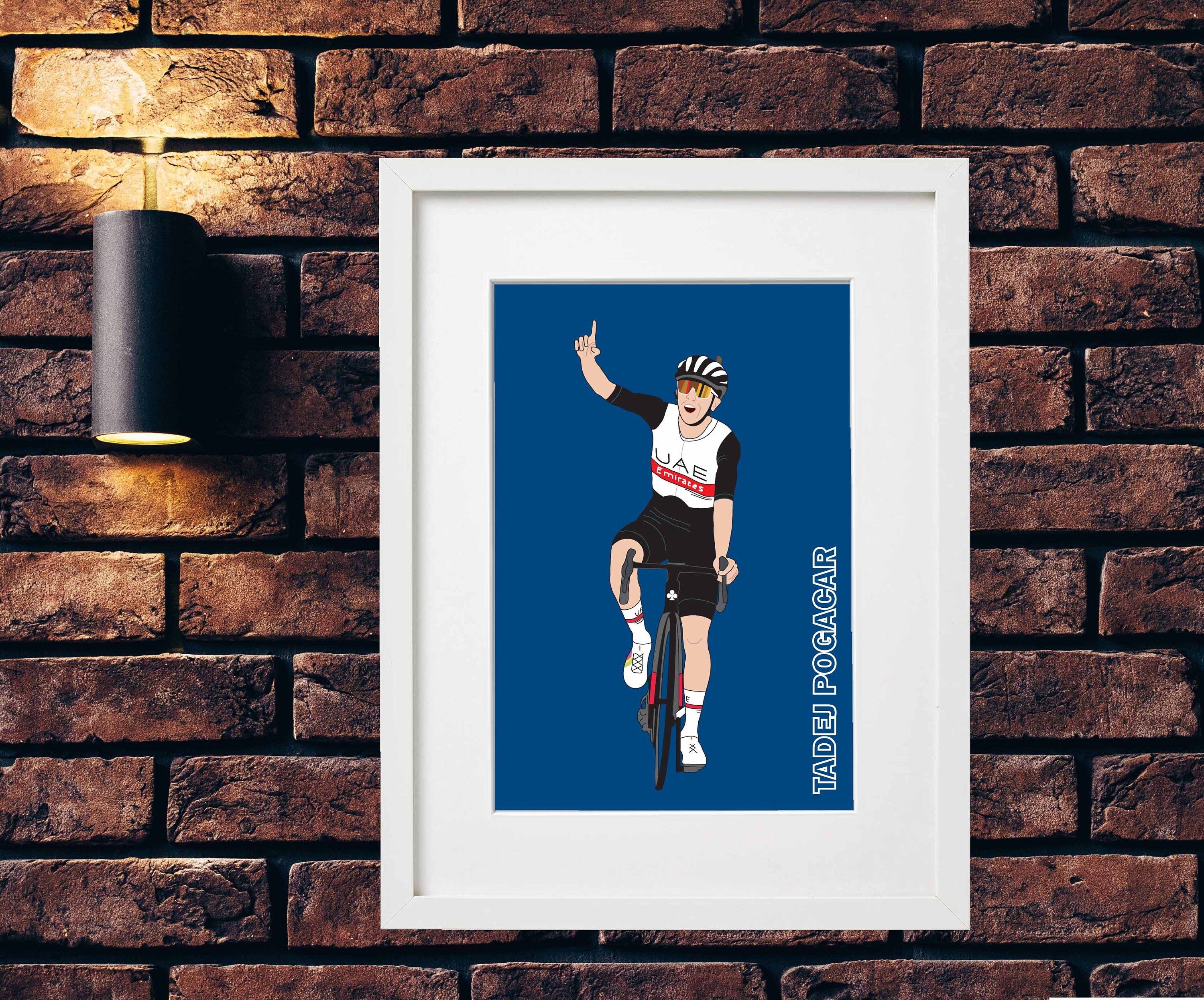 Tadej Pogacar - Celebration - Inspirational Cycling Poster/print - Etsy