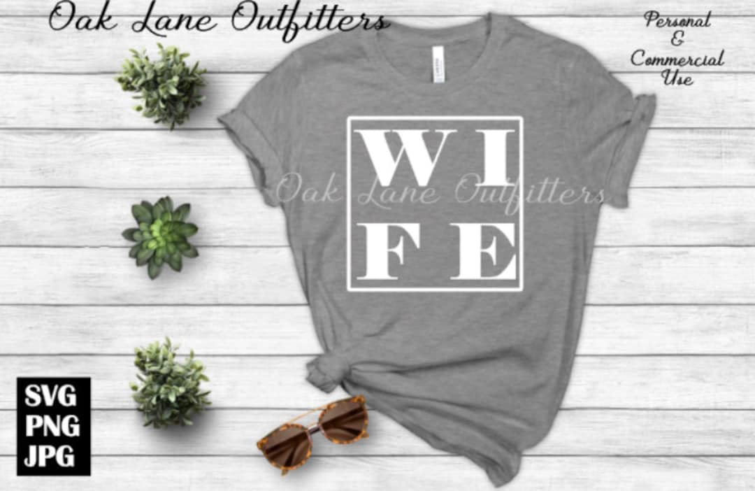 Wife SVG, Newlywed SVG, Cricut and Silhouette Cut Files - Etsy